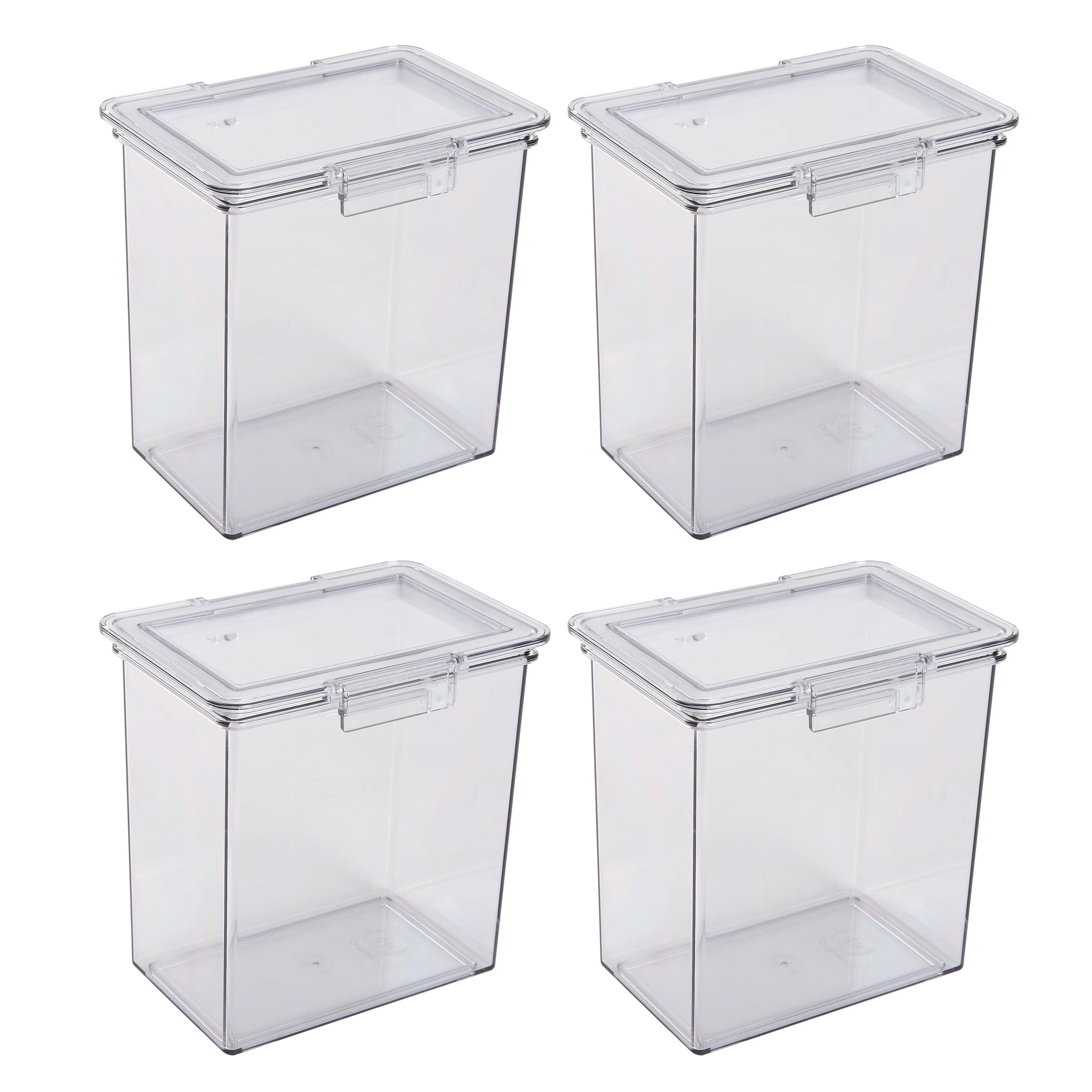 The Home Edit Medium Canisters Food Storage Containers, Clear, Pack of ...