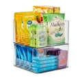 The Home Edit Open Front Bin Plastic Modular Organizer Storage System ...