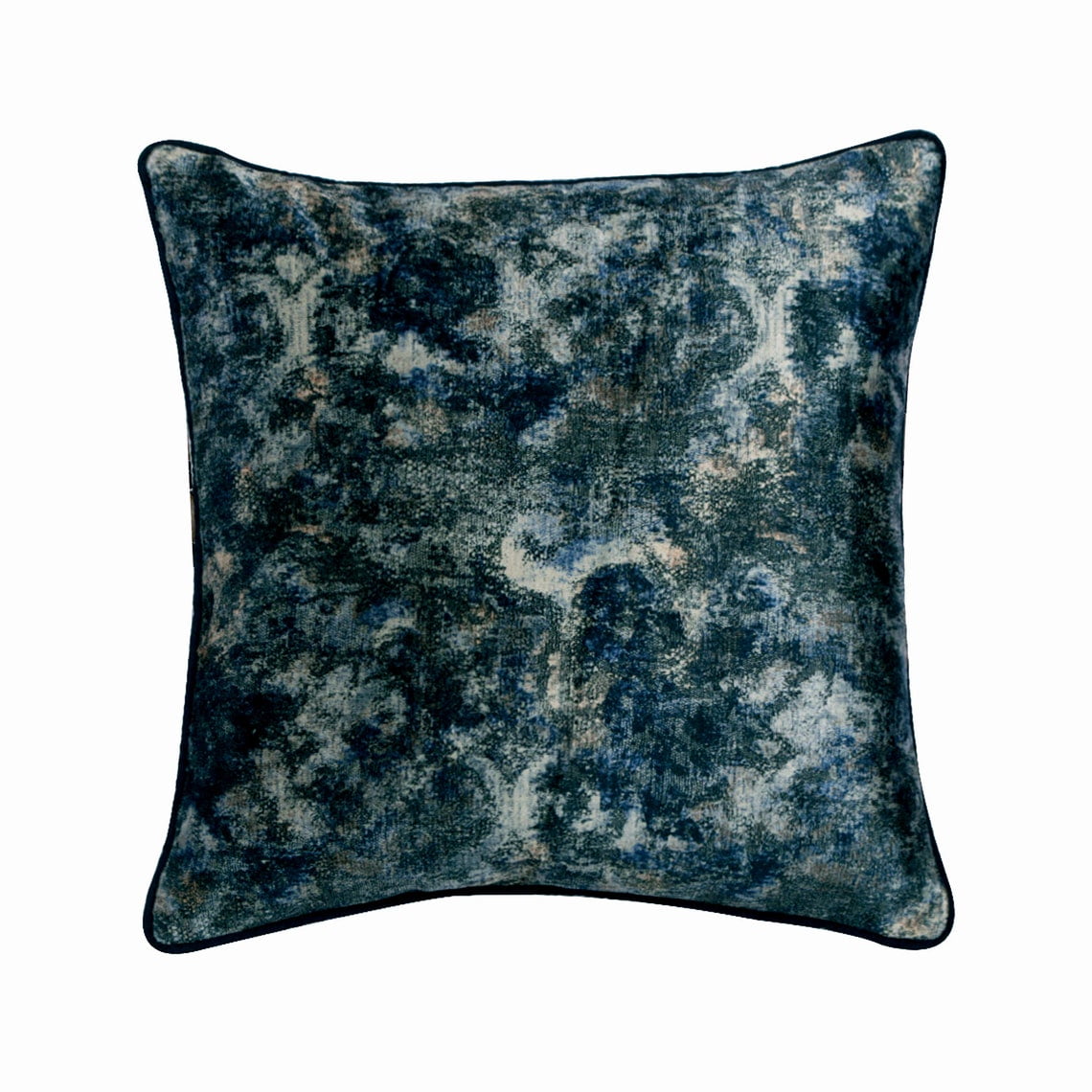 The HomeCentric Chair Cushion Cover, Decorative Blue Pack of 2, 22x22 ...