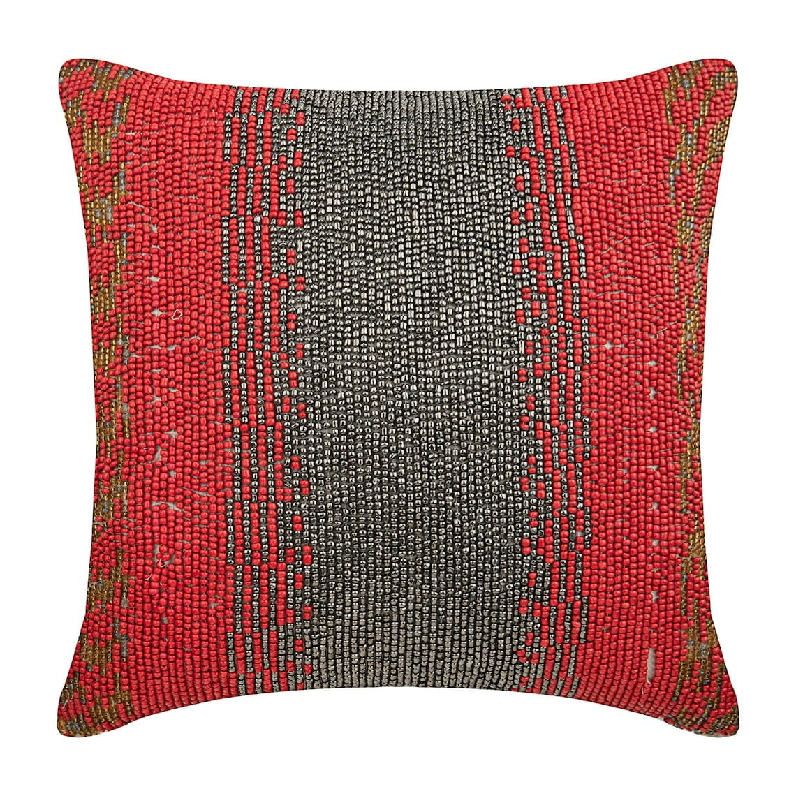 The HomeCentric Custom Pillow Case, Ivory Shams, Beaded Art Deco Pillow ...