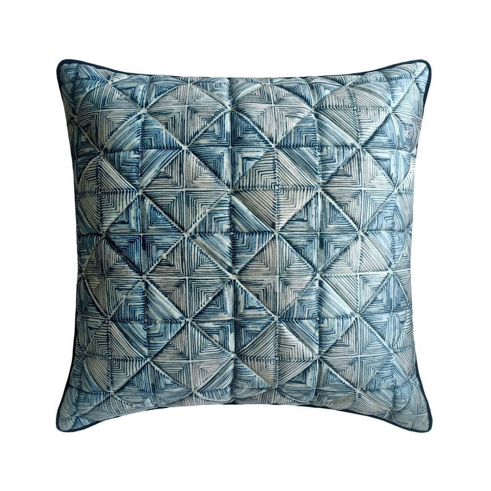 The HomeCentric Decorative Blue Pack of 2, 16"x16" (40x40 cm) Pillow ...