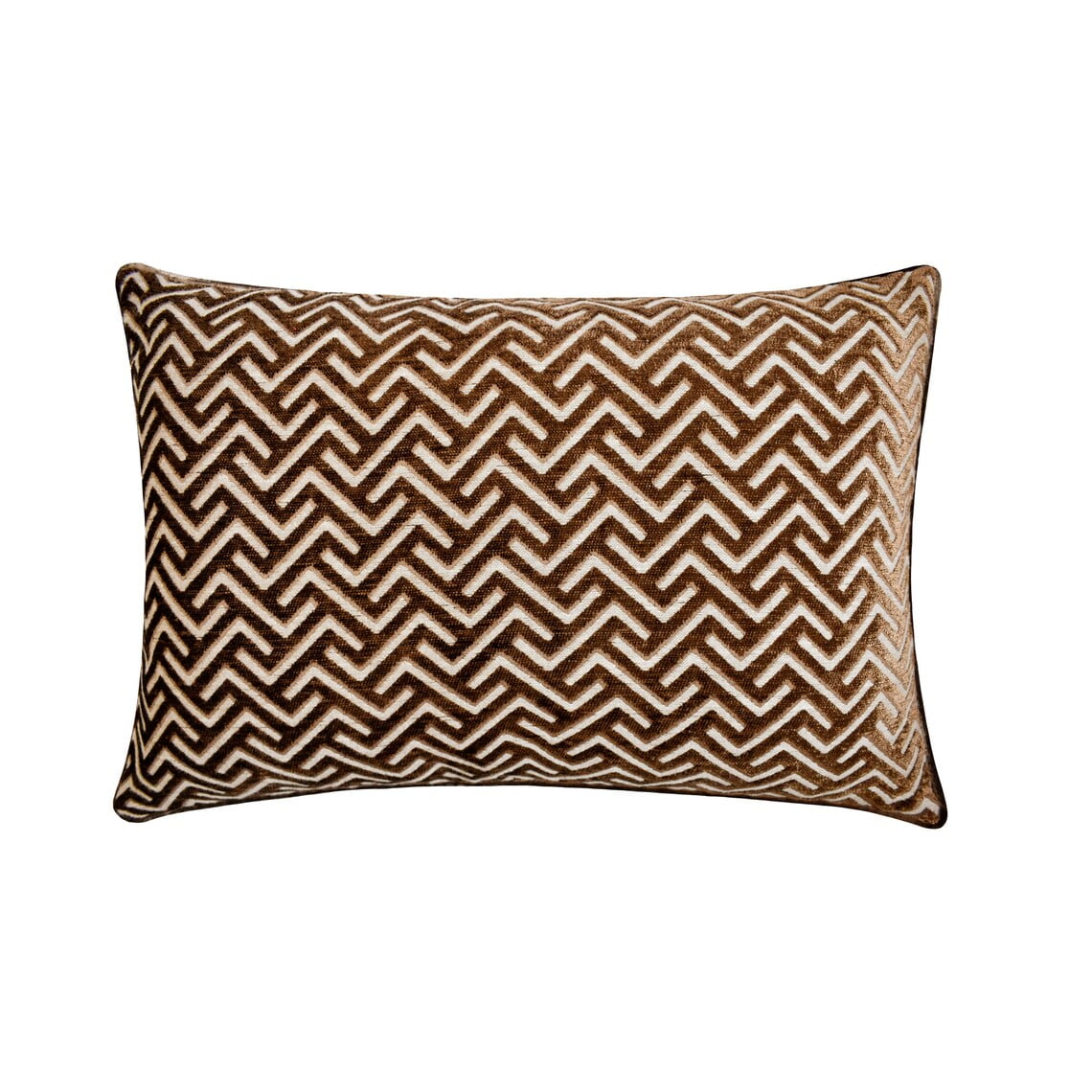 The HomeCentric Decorative Brown 12"x22" (30x55 cm) Lumbar Pillow Cover ...