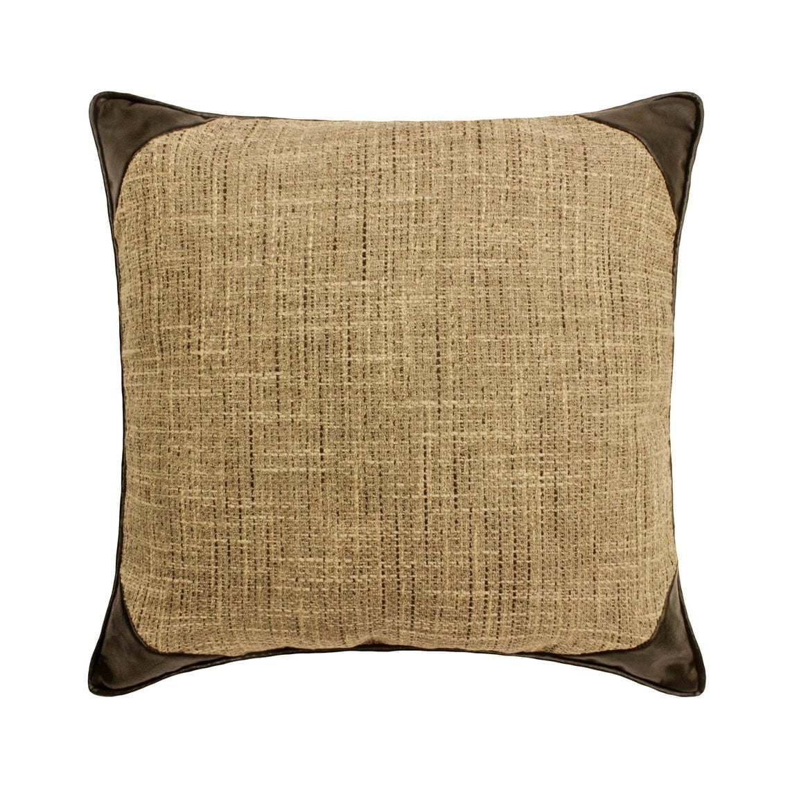 The HomeCentric Decorative Brown Pack of 2, 14x14 inch (35x35 cm) Throw ...