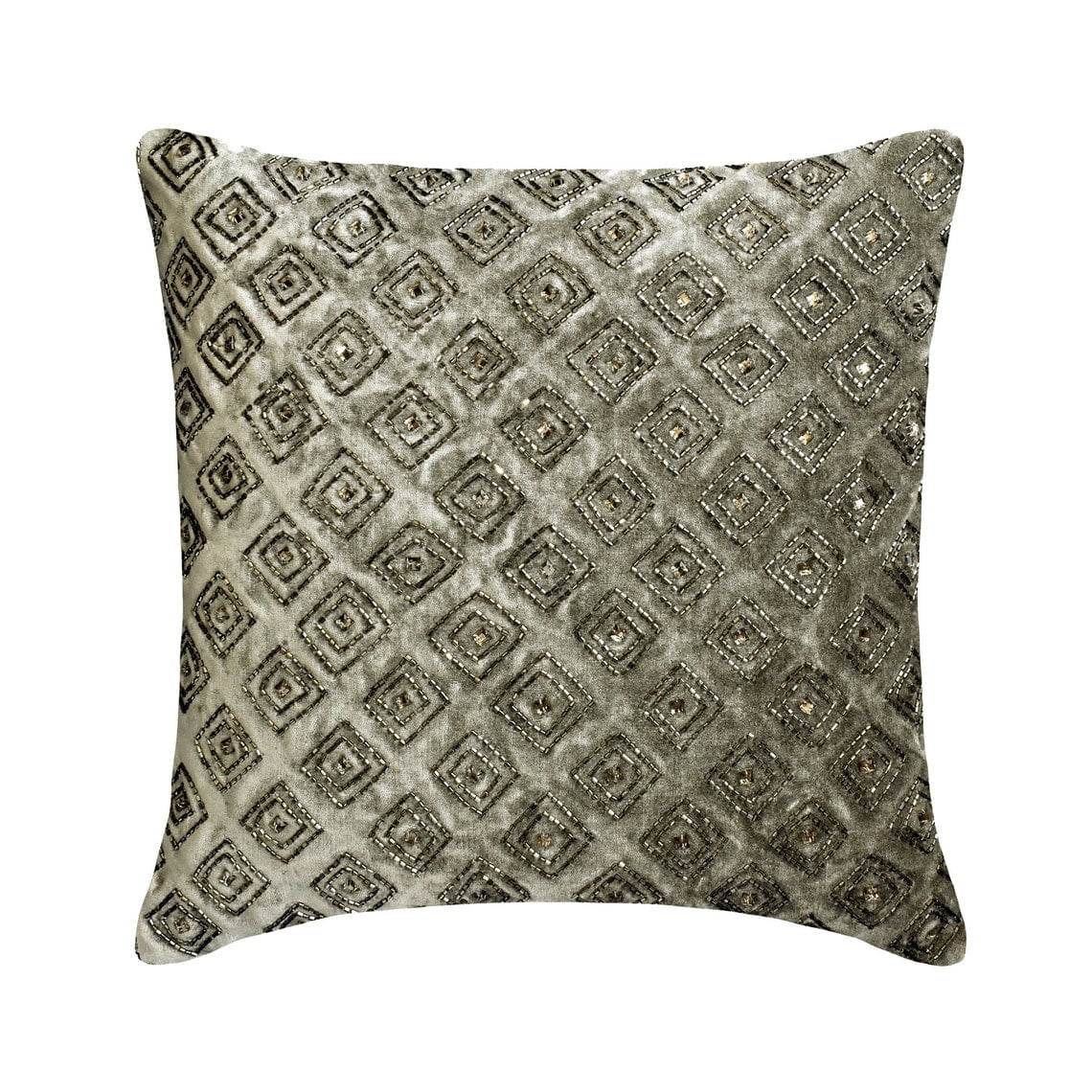 The HomeCentric Decorative Pillow Cover, Grey Pack of 2, 14x14 inch ...