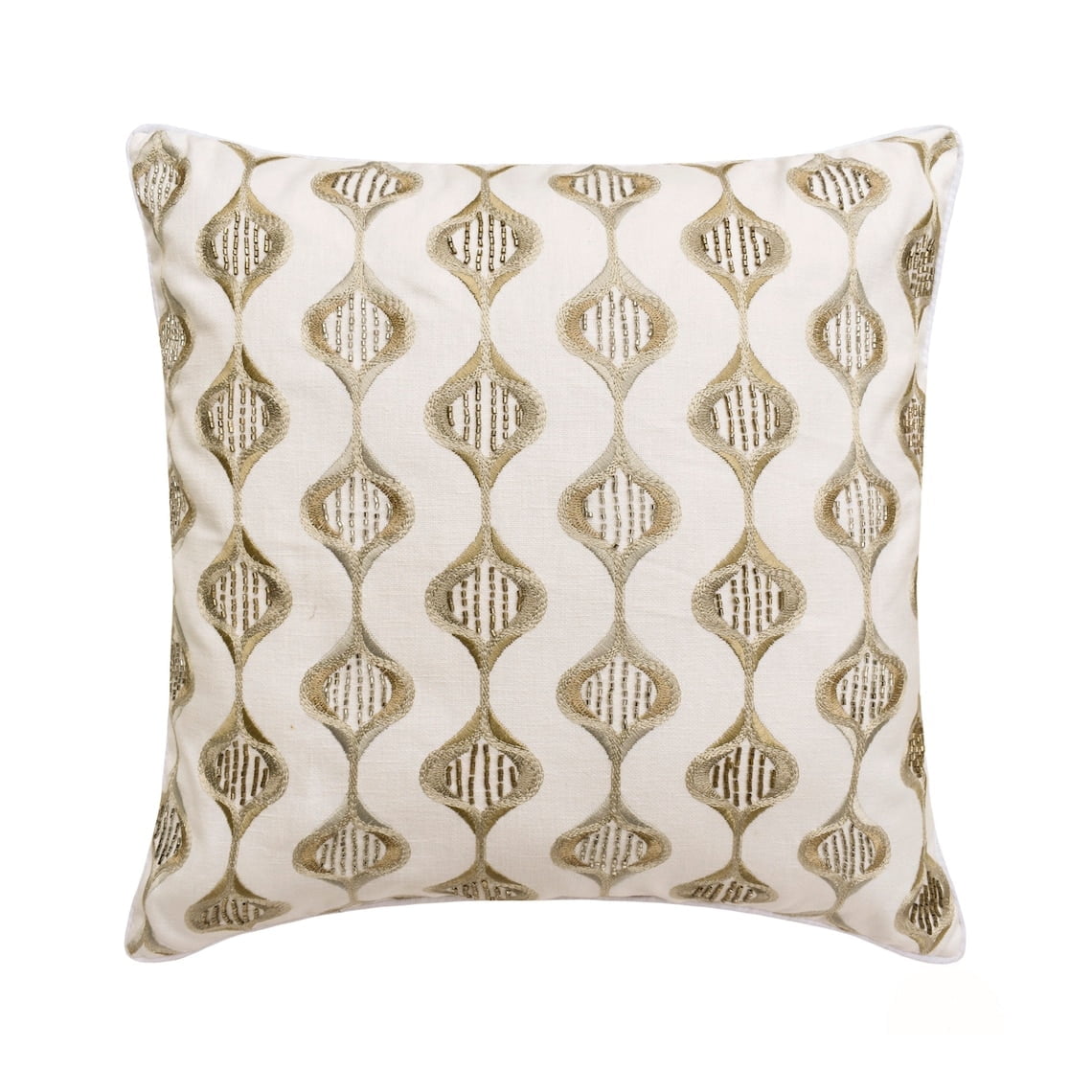 The HomeCentric Decorative White Pack of 2, 14x14 inch (35x35 cm ...