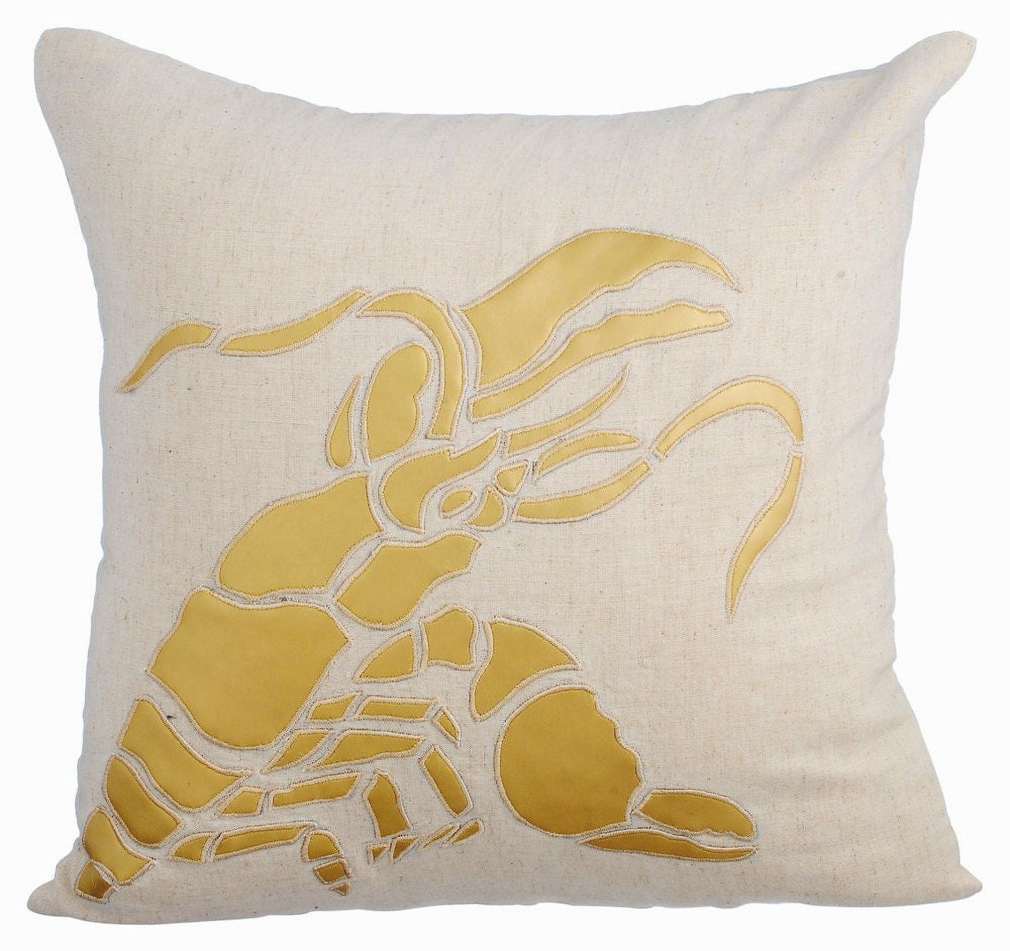 The HomeCentric Pillow Case Beige Pillow Shams Sea Creatures Ocean ...
