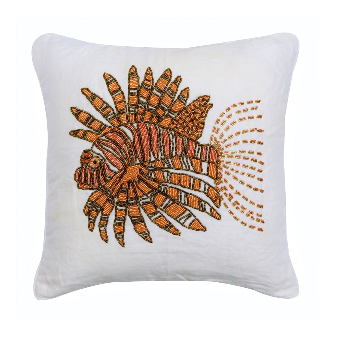 The HomeCentric Pillow Case Covers, Decorative Orange Pack of 2, 12x12 ...