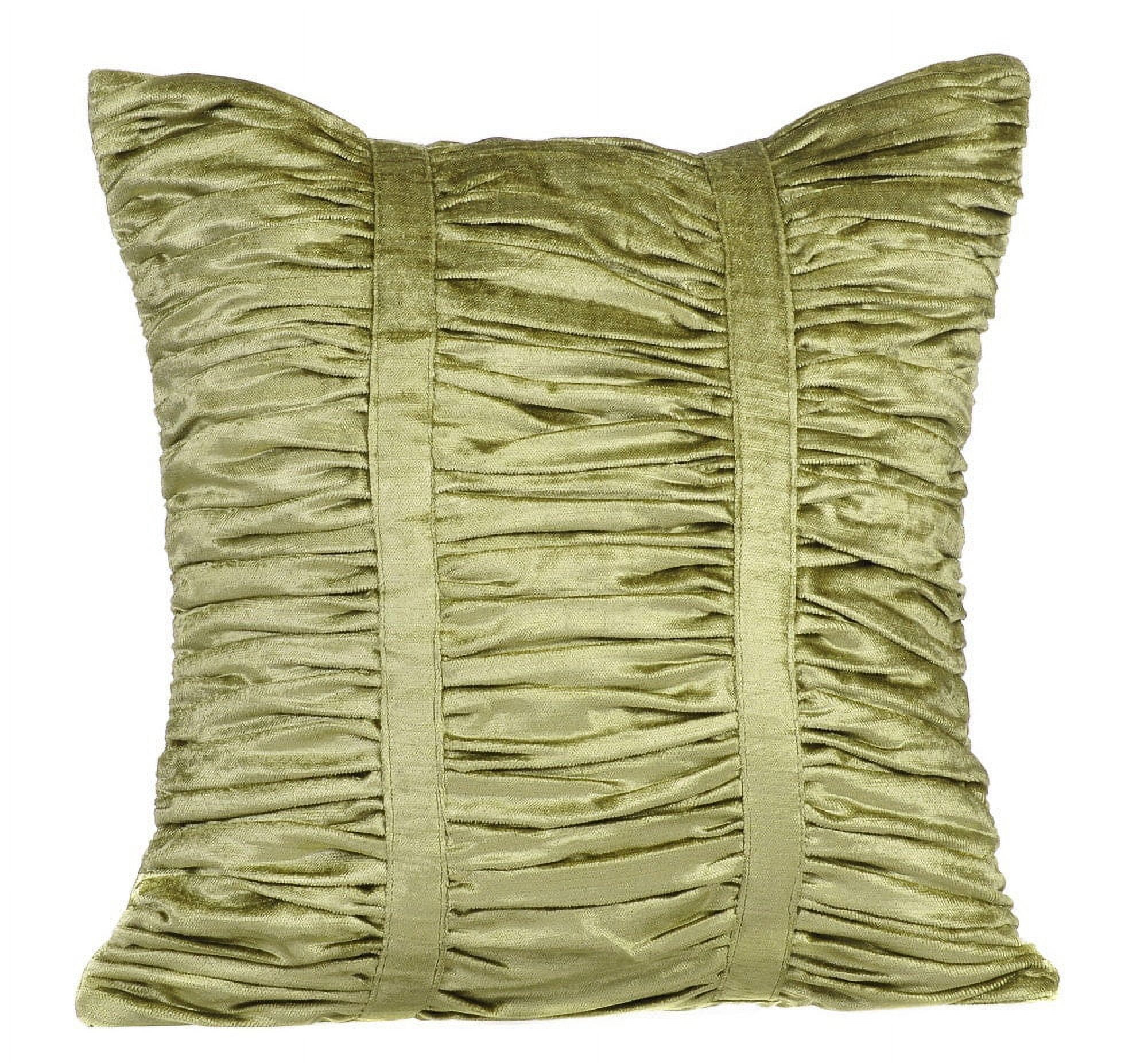 The HomeCentric Pillow Covers With Zippers, Sage Green Pillow Shams ...