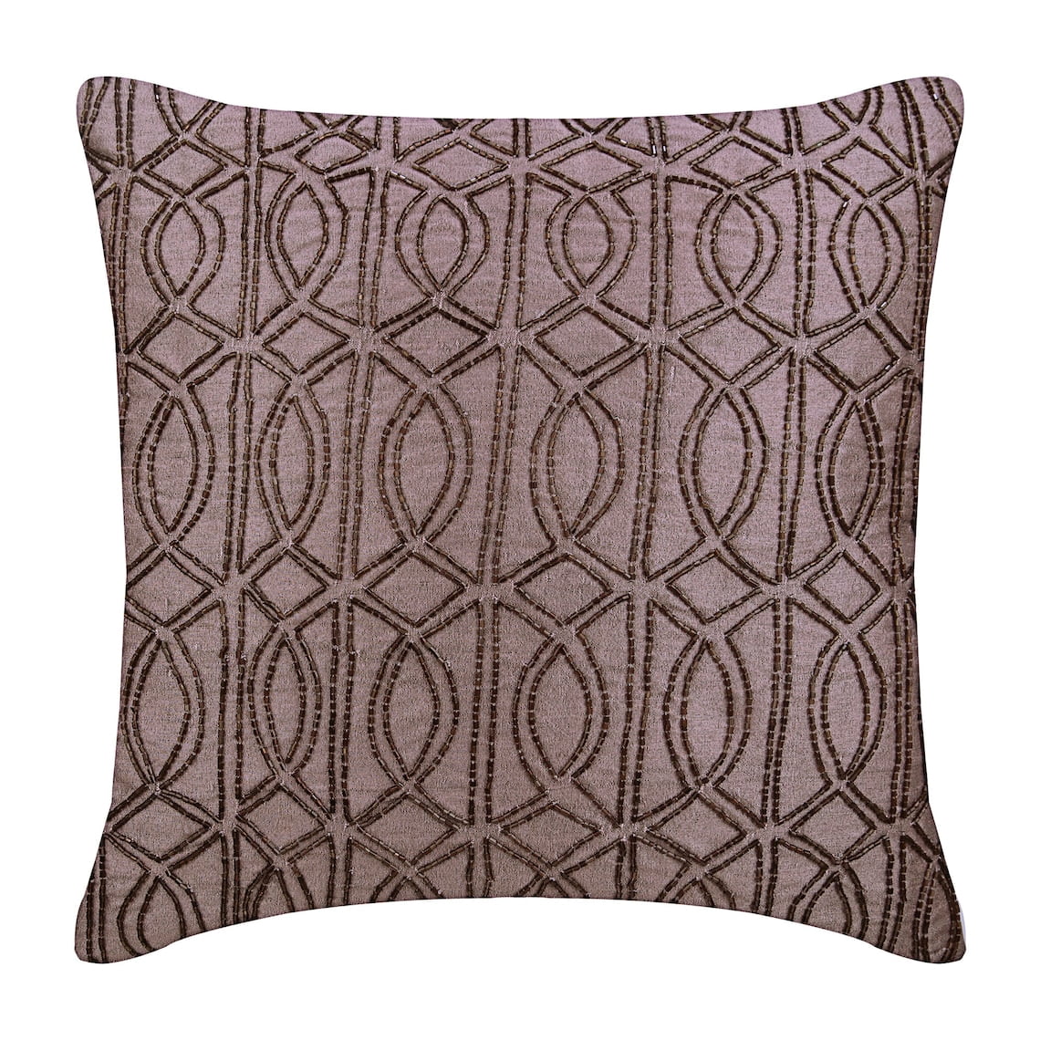 The HomeCentric Purple Pillow Shams, Lattice Trellis Pillow Sham, Pack ...
