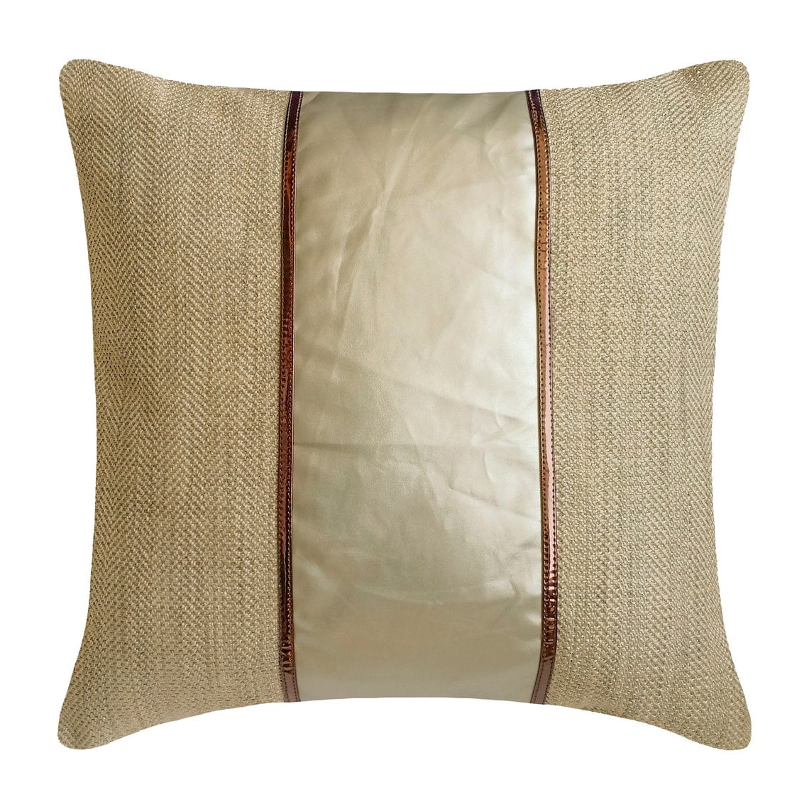 The HomeCentric Toss Pillow Cover, Decorative Ivory Pack of 2, 16"x16 ...