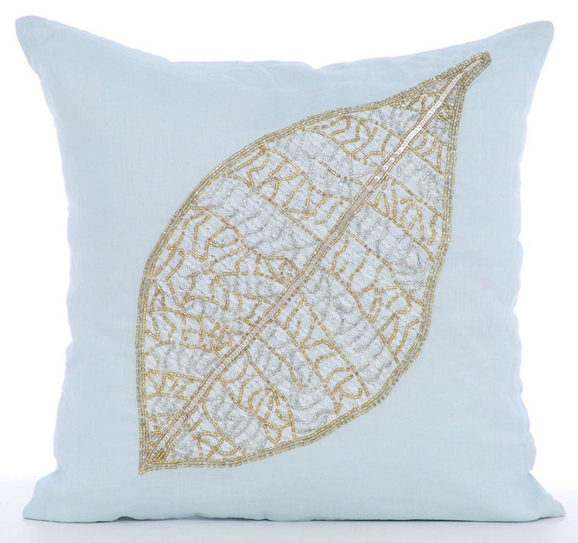 The HomeCentric Toss Pillow Cover Light Blue Decorative Pillow Cover ...