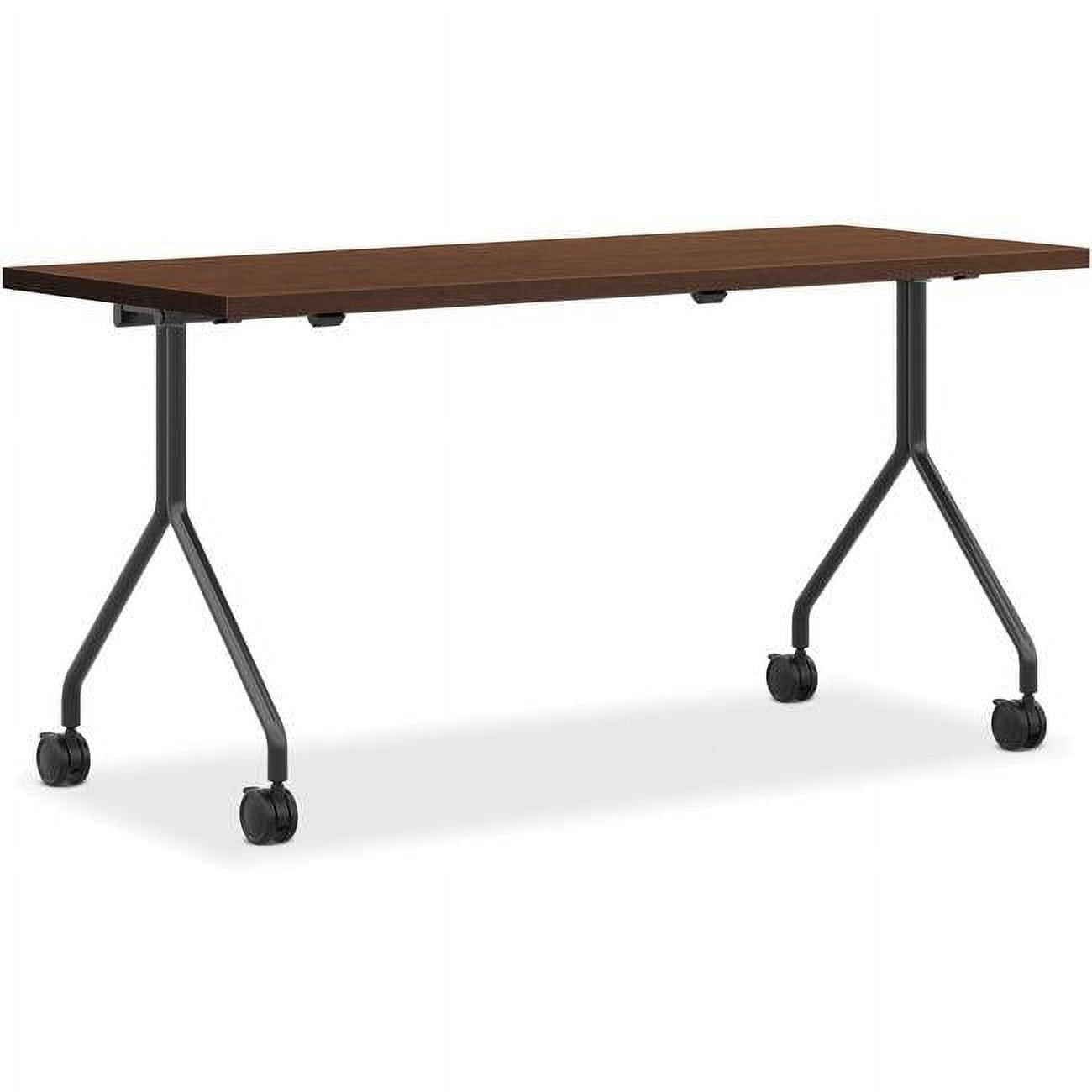 The Hon 30 x 72 in. Between Shaker Cherry Laminate Nesting Table ...