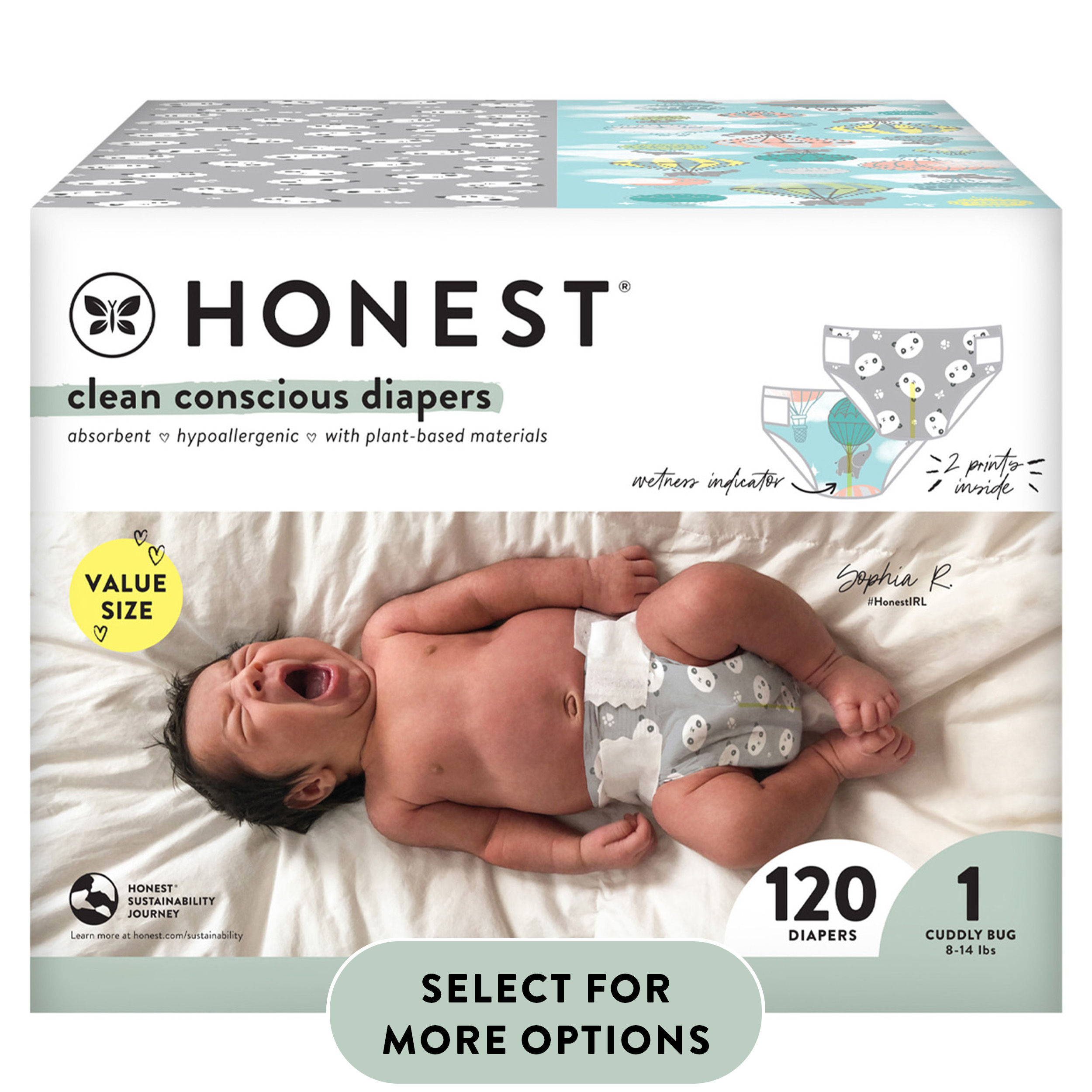 Mother's Touch Disposable Diaper Economy Pack, Size 1, 276 Diapers ...