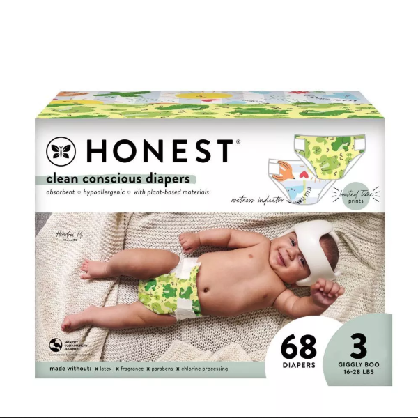 The Honest Company Clean Conscious Disposable Diapers Spread Your Wings ...