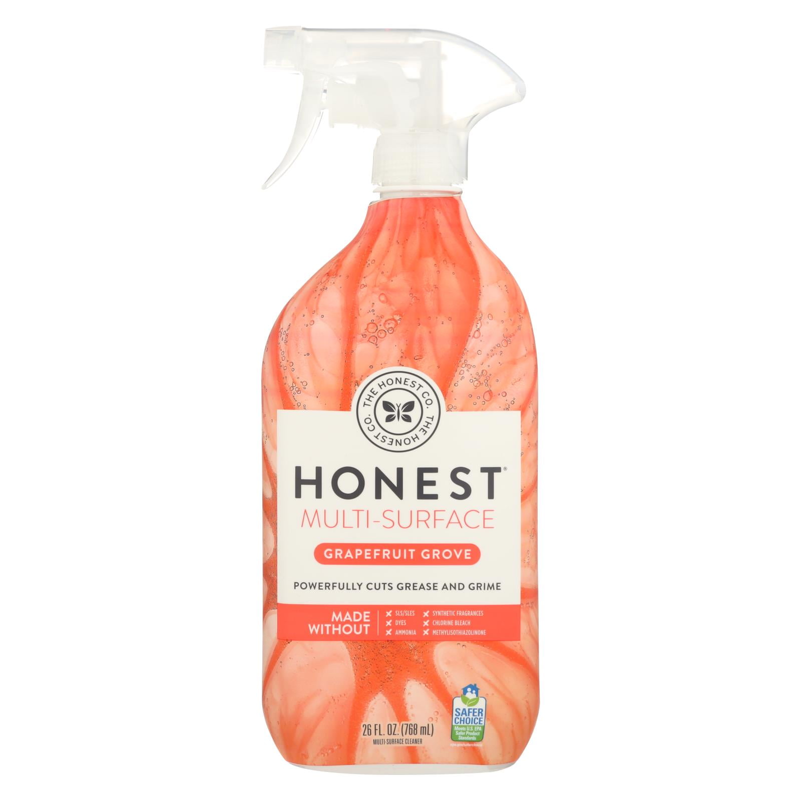 The Honest Company Cleaner - Multi Surface - Grapefruit - 26 Fl Oz ...