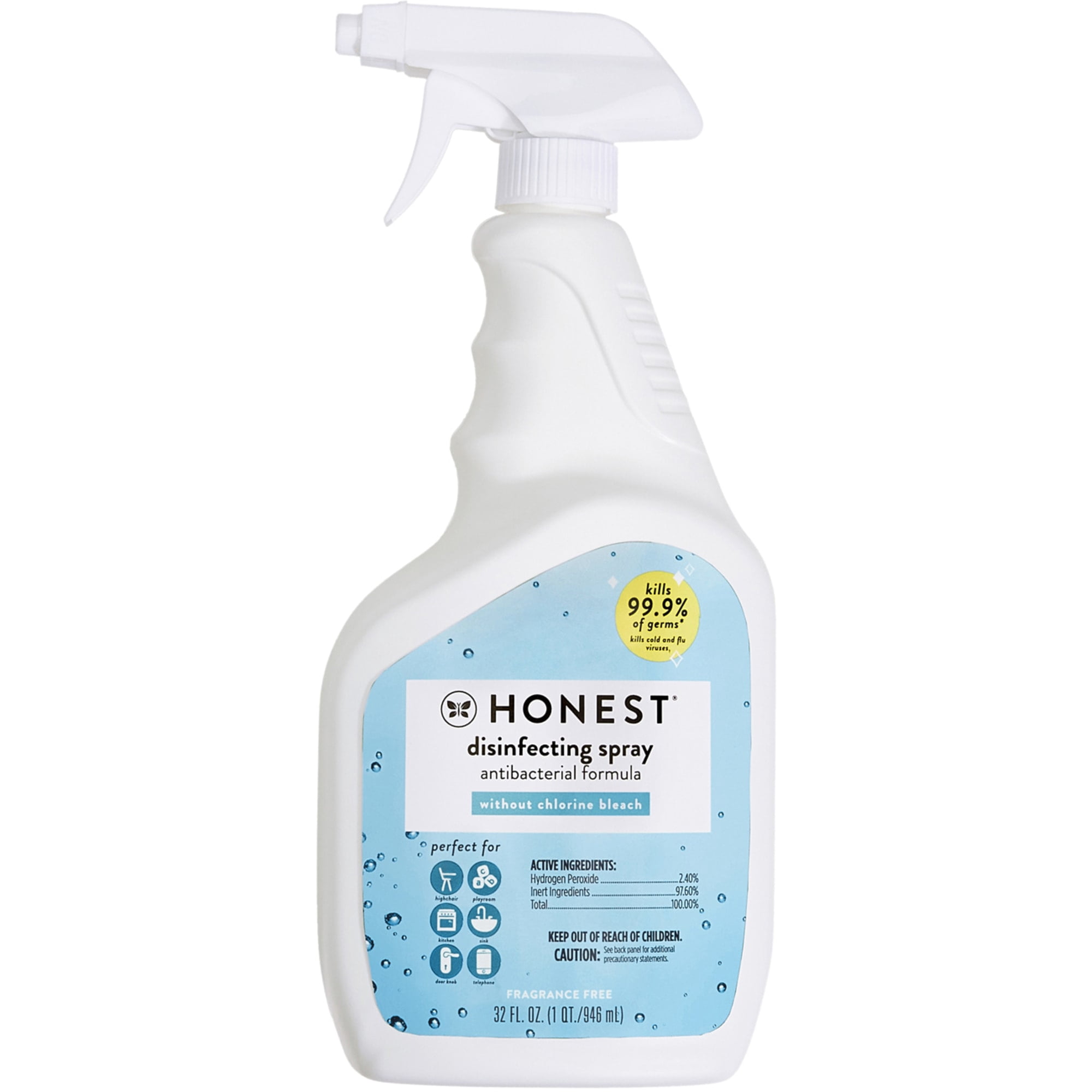 The Honest Company Disinfecting Spray, 32 Oz - Walmart.com
