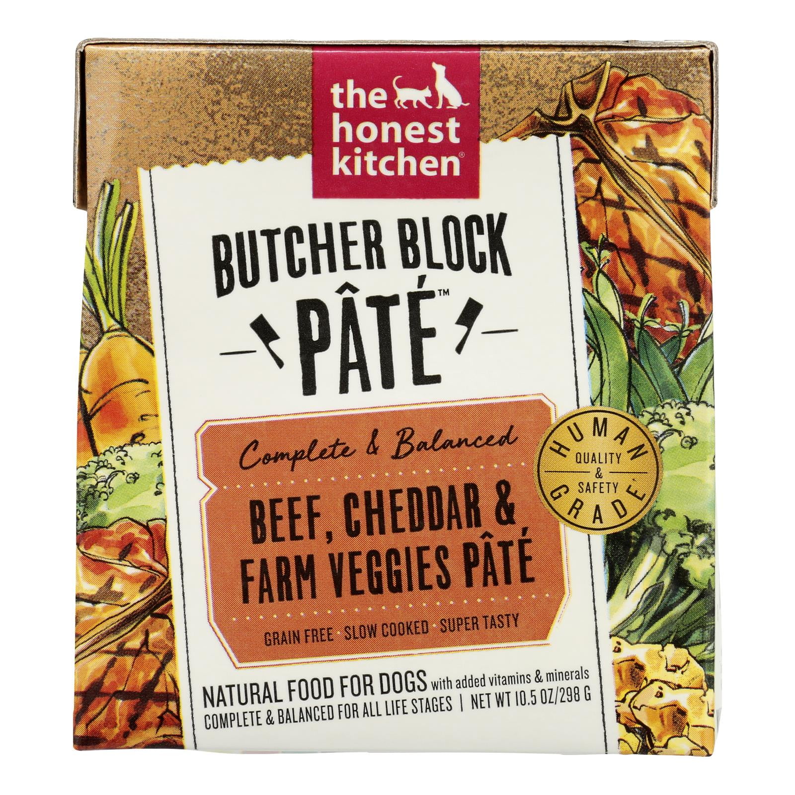 The Honest Kitchen - Dog Food Pate Beef Cheddar - Case of 6-10.5 OZ ...