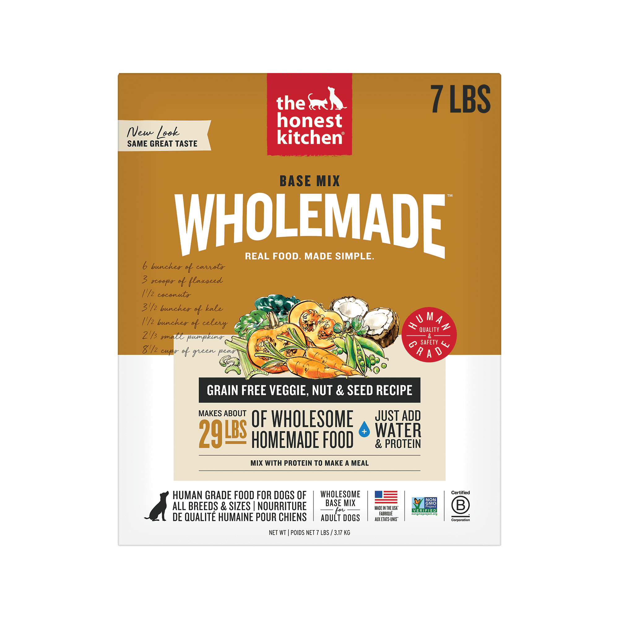 The Honest Kitchen Kindly: Dehydrated Grain Free Base Mix Dog Food ...