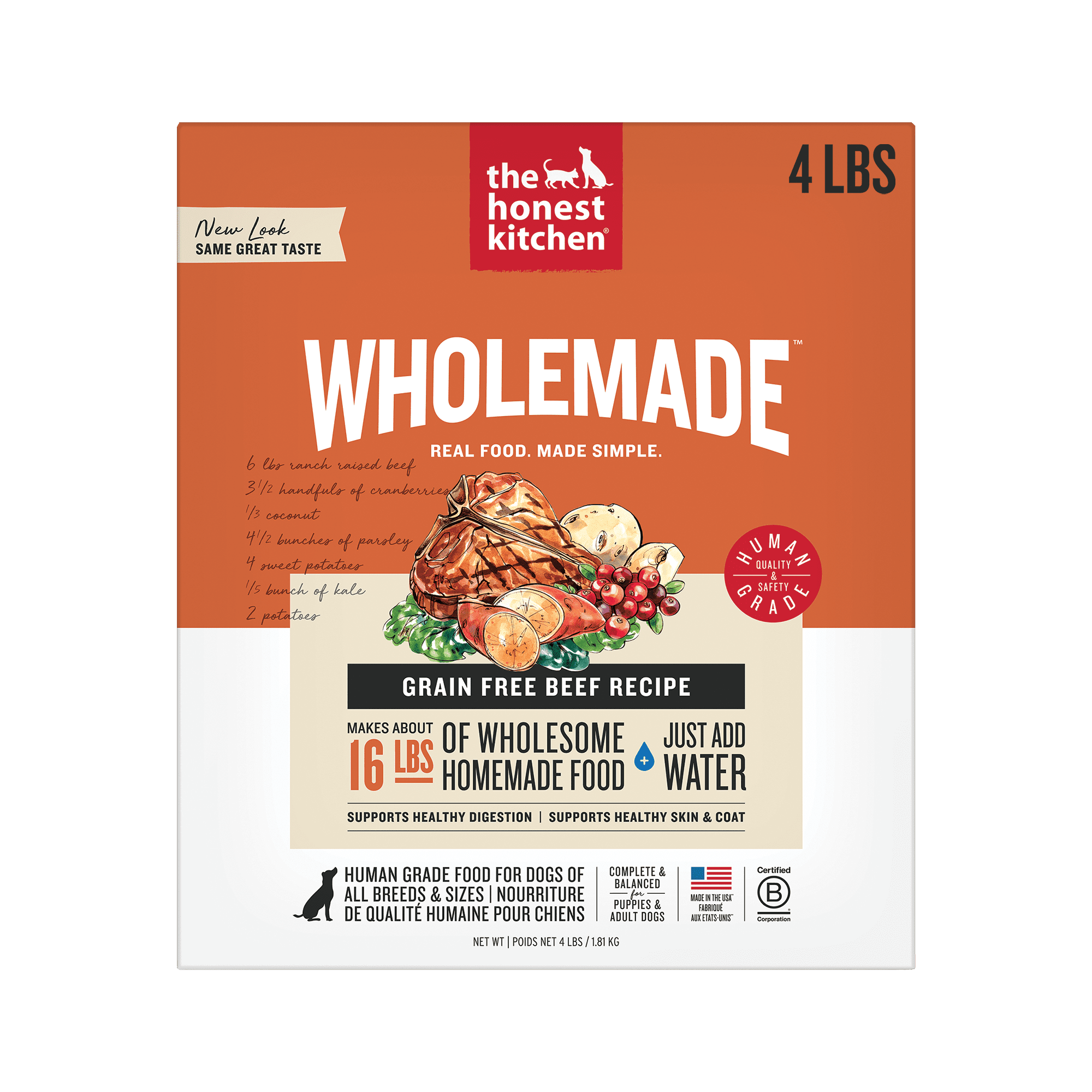 The Honest Kitchen Love: Natural Human Grade Dehydrated Dog Food, Grain ...