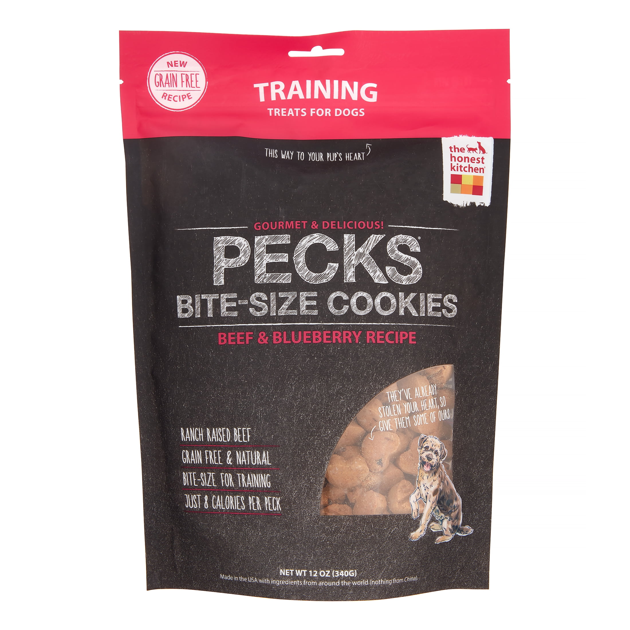 The Honest Kitchen - Pecks Bite-Size Cookies Grain Free Training Treats ...
