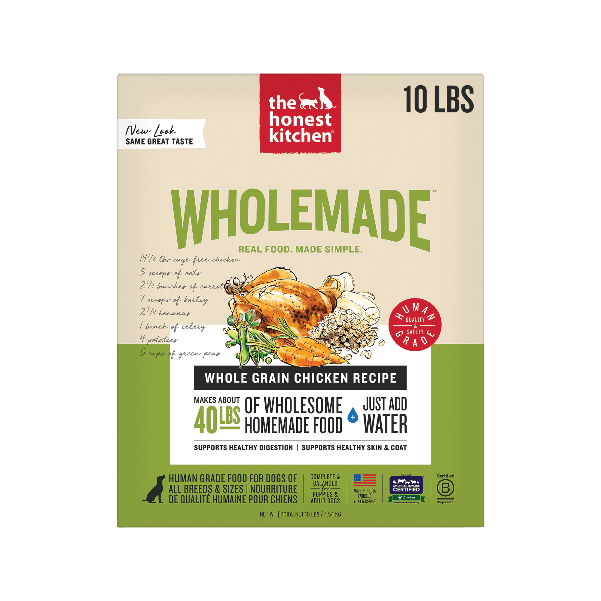 The Honest Kitchen Revel Chicken Ground Dry Dog Food, 10 lb. Box ...