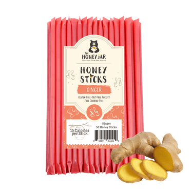The Honey Jar - Raw Assorted Variety Pack Honey Sticks - 50 Count ...