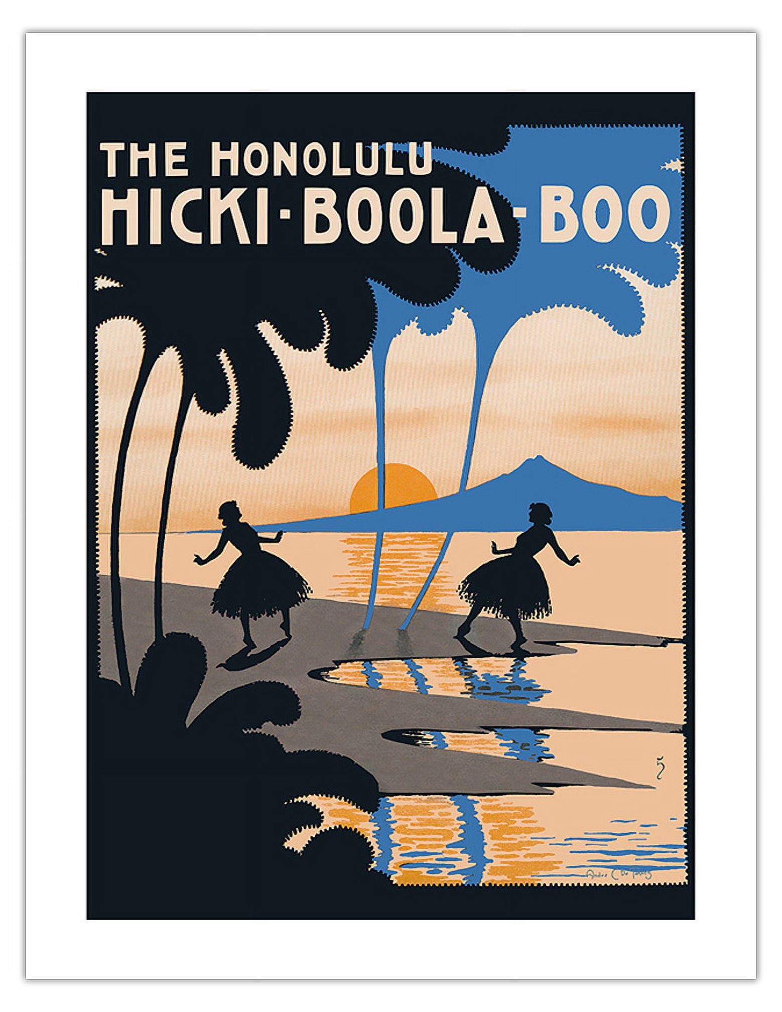 The Honolulu Hicki-Boola-Boo - Popular Hawaiian Song - Music by Albert ...