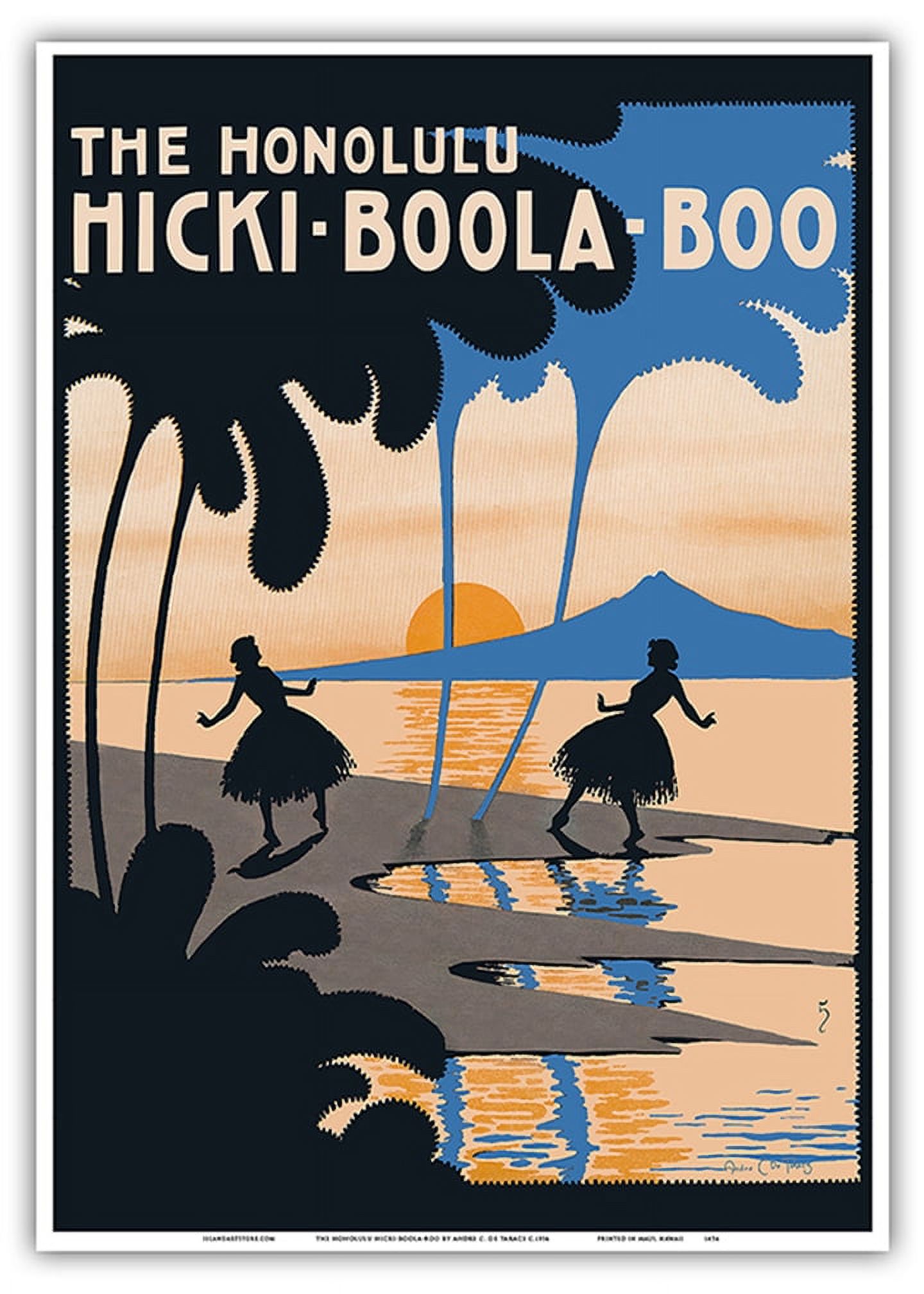 The Honolulu Hicki-Boola-Boo - Popular Hawaiian Song - Music by Albert ...
