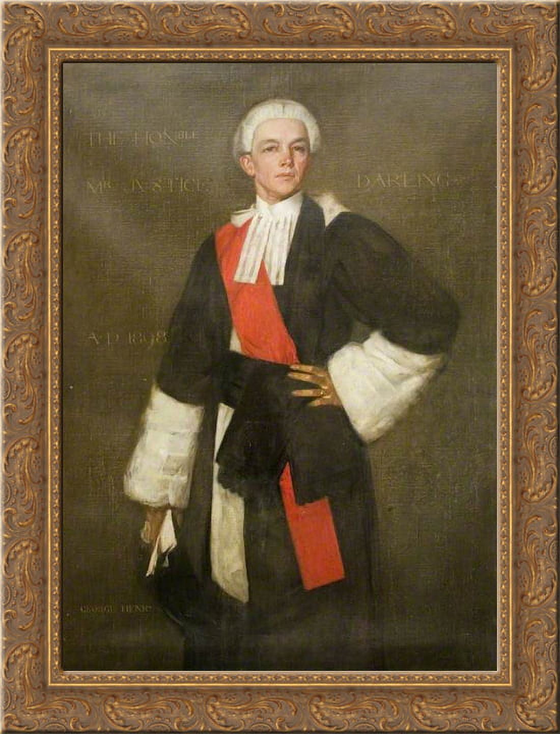 The Honourable Mr Justice Darling, Judge of the King's Bench 24x18 Gold ...