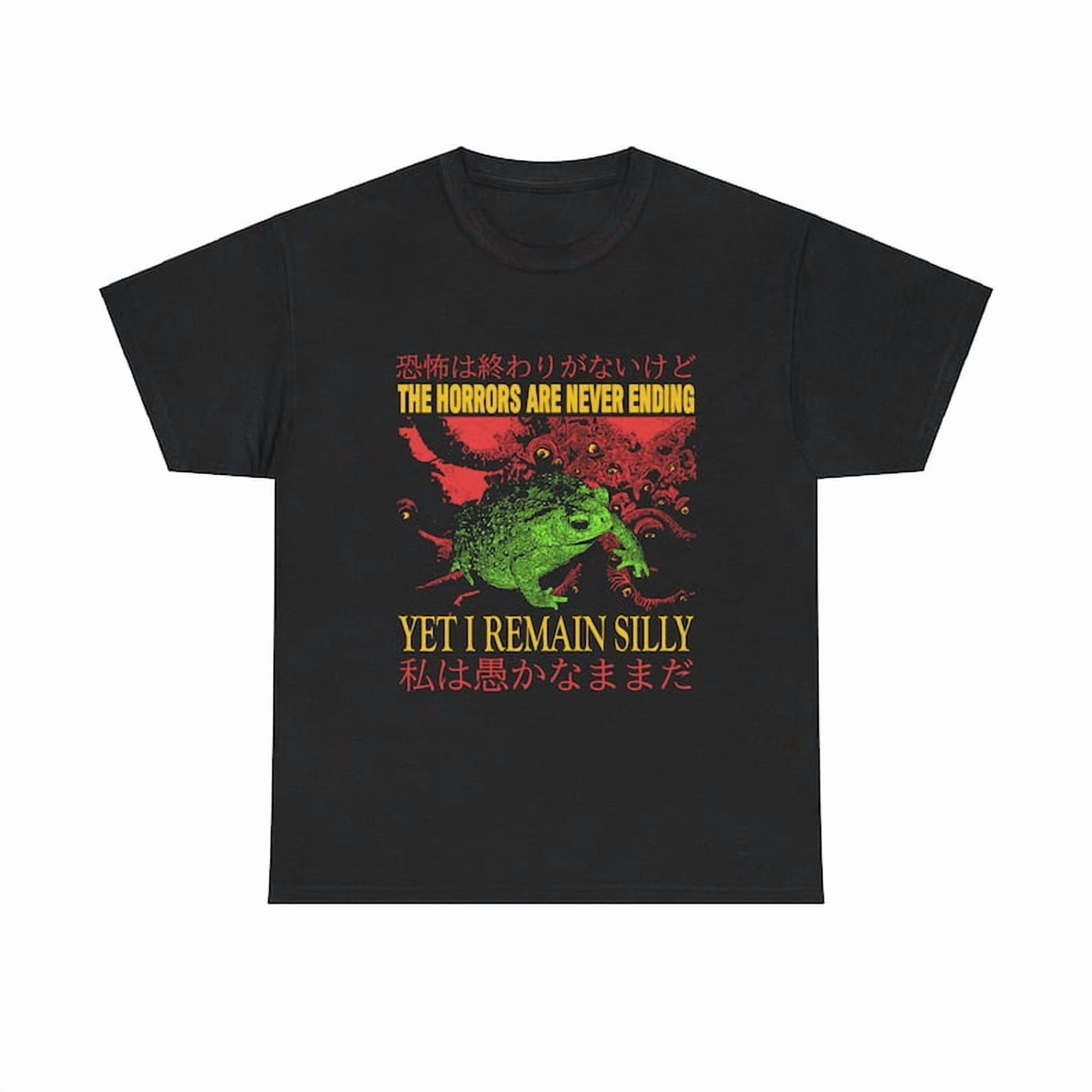 The Horrors Vintage Japanese Frog T-Shirt - Walmart.com