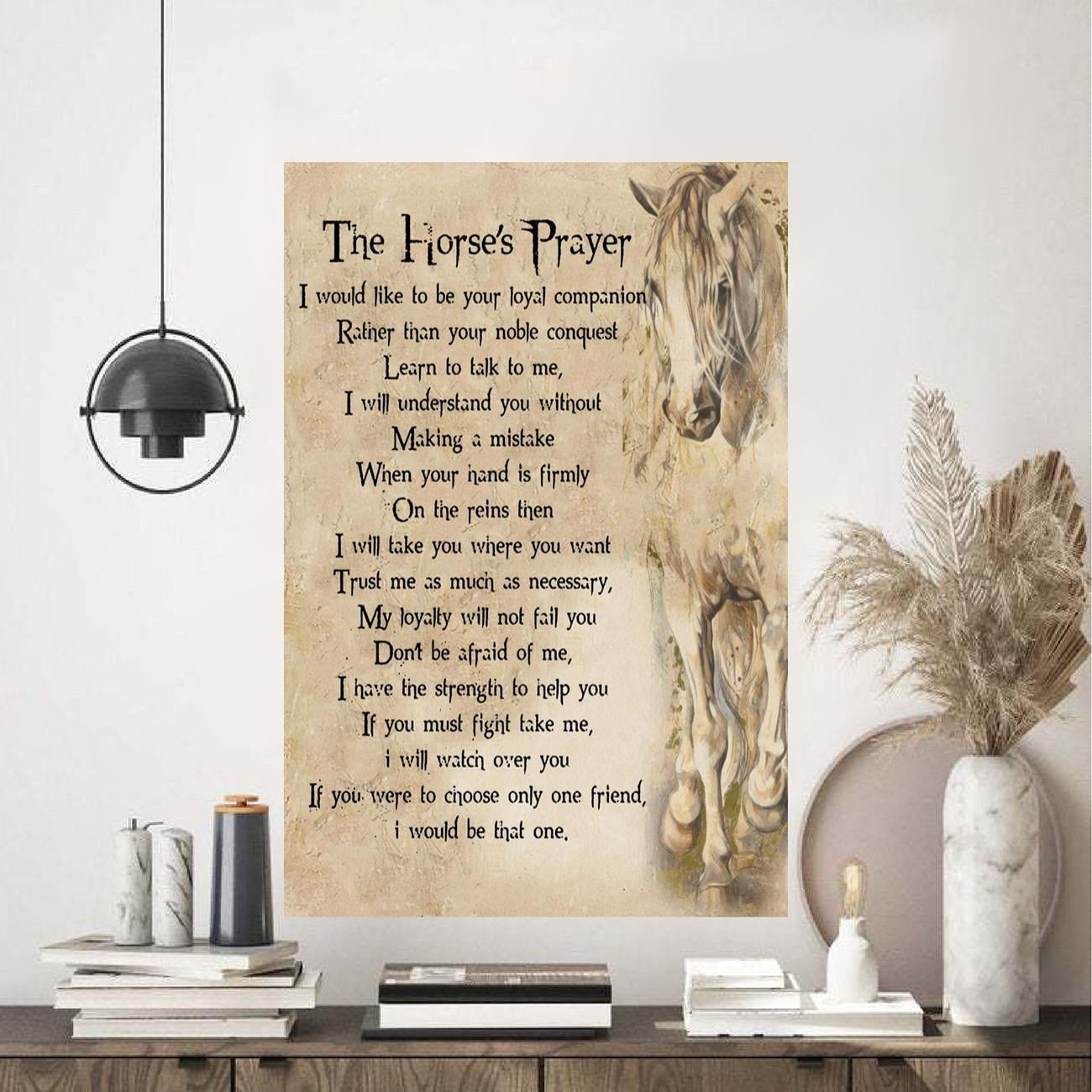 The Horse Is Prayer Knowledge Poster 24 x 36 Inch Poster - Walmart.com