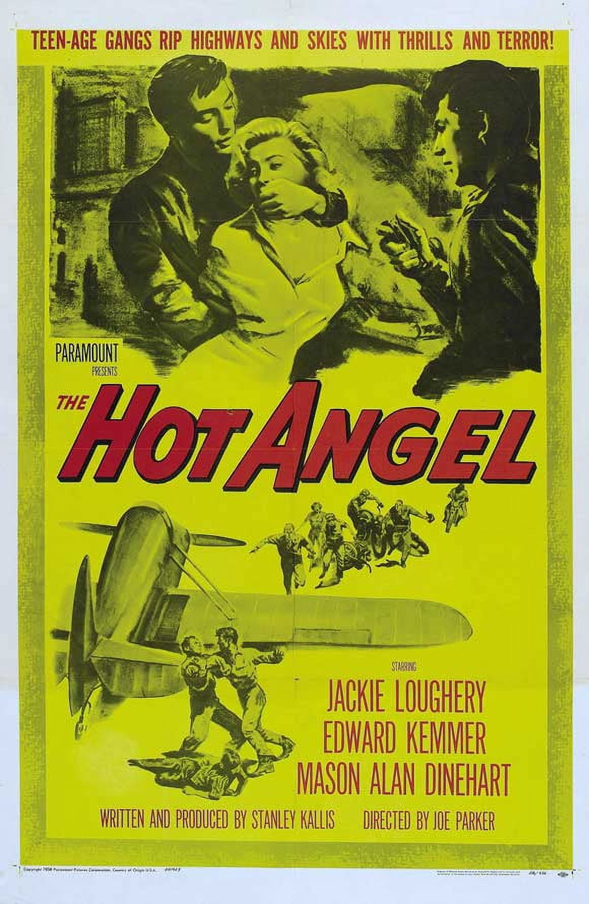The Hot Angel - movie POSTER (Style A) (27" x 40") (1958) - Walmart.com