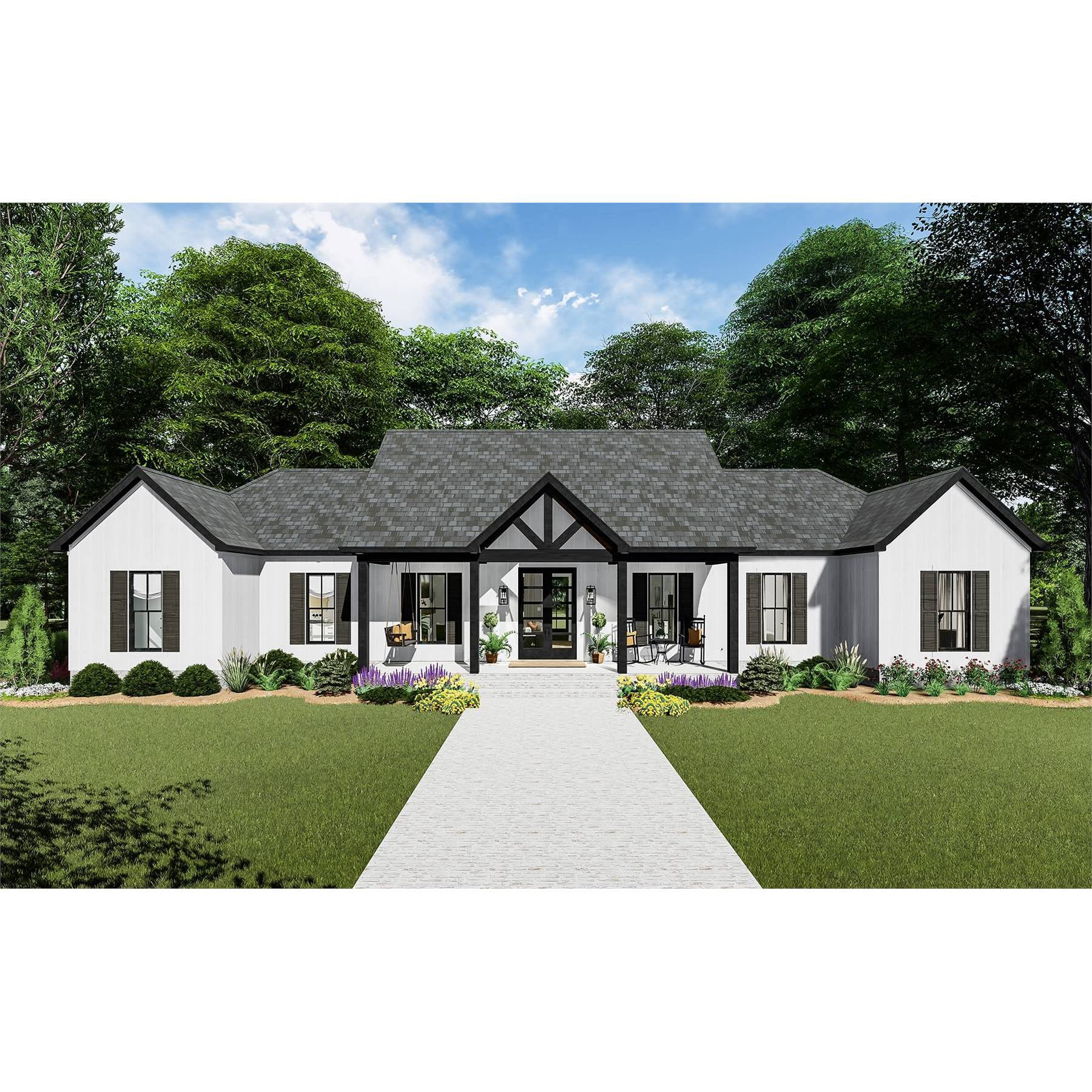 The House Designers: THD-9138 Builder-Ready Blueprints to Build a Split ...