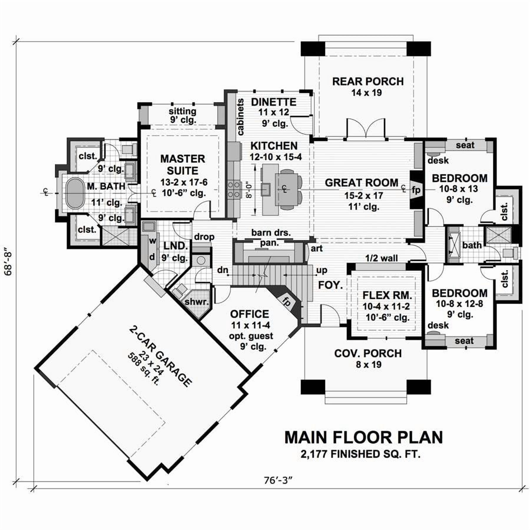 The House Designers: THD-9720 Builder-Ready Blueprints to Build a ...