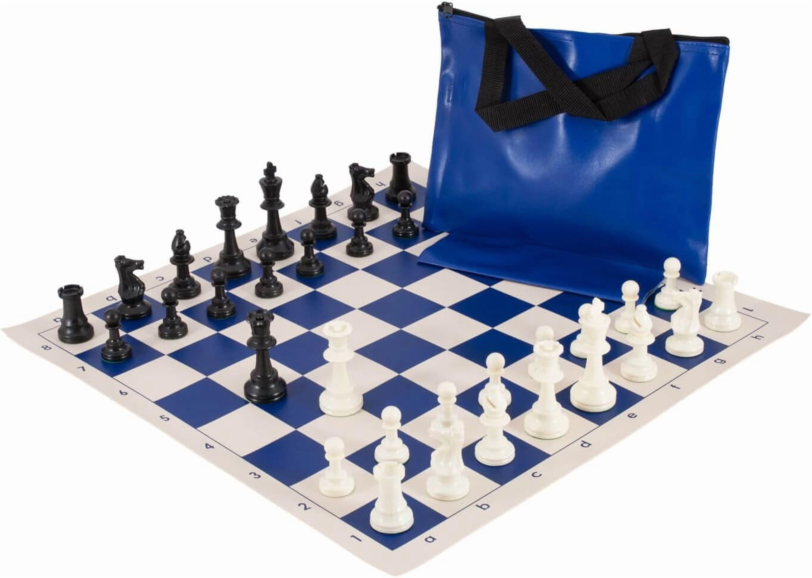 The House of Staunton Standard Chess Set Combination - Solid Plastic ...