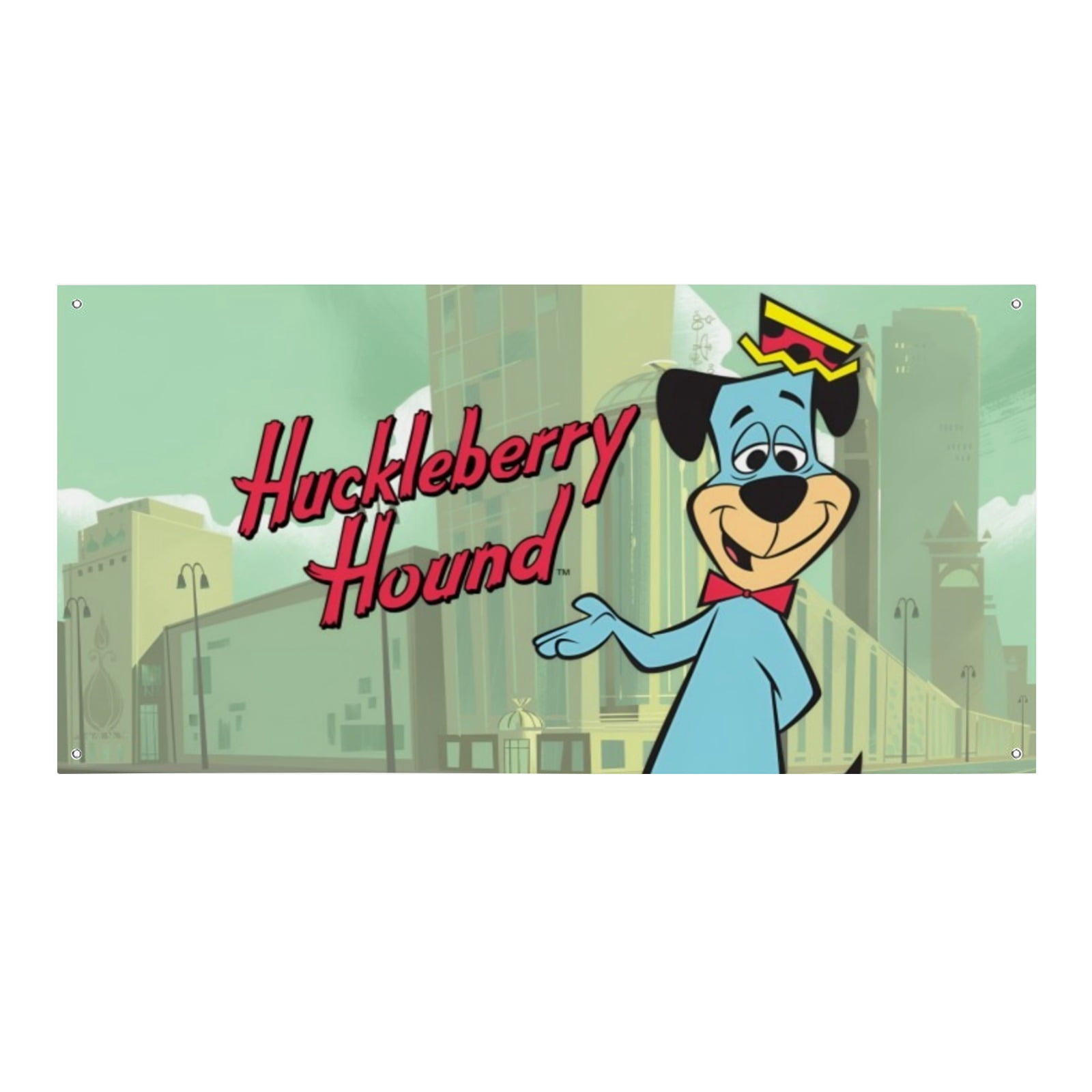 The Huckleberry Hound Show-Theme Backdrops Banner Birthday Party Decor ...