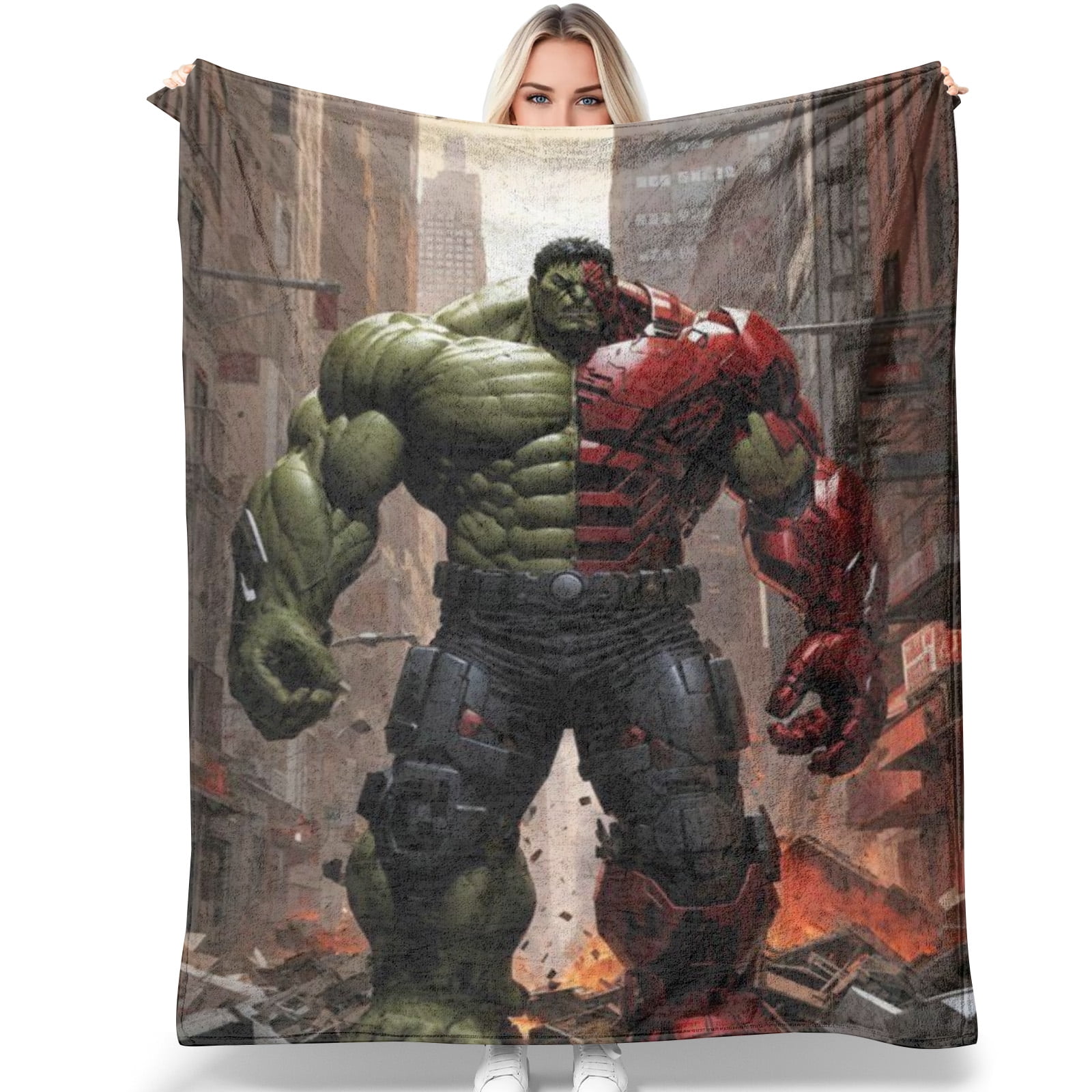 The Hulk Blanket 50"X40",Throw Blankets Flannel Sleep Cozy Lightweight ...