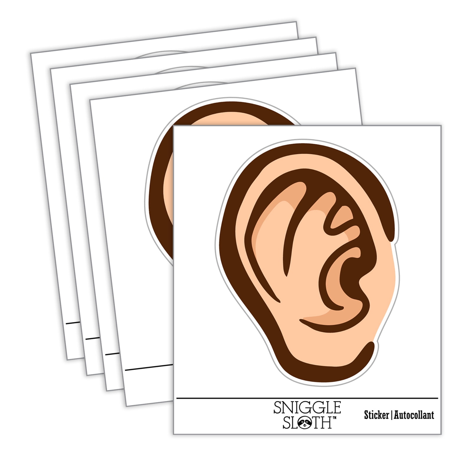 The Human Ear Car Window Bumper Water Bottle Phone Tablet Laptop ...