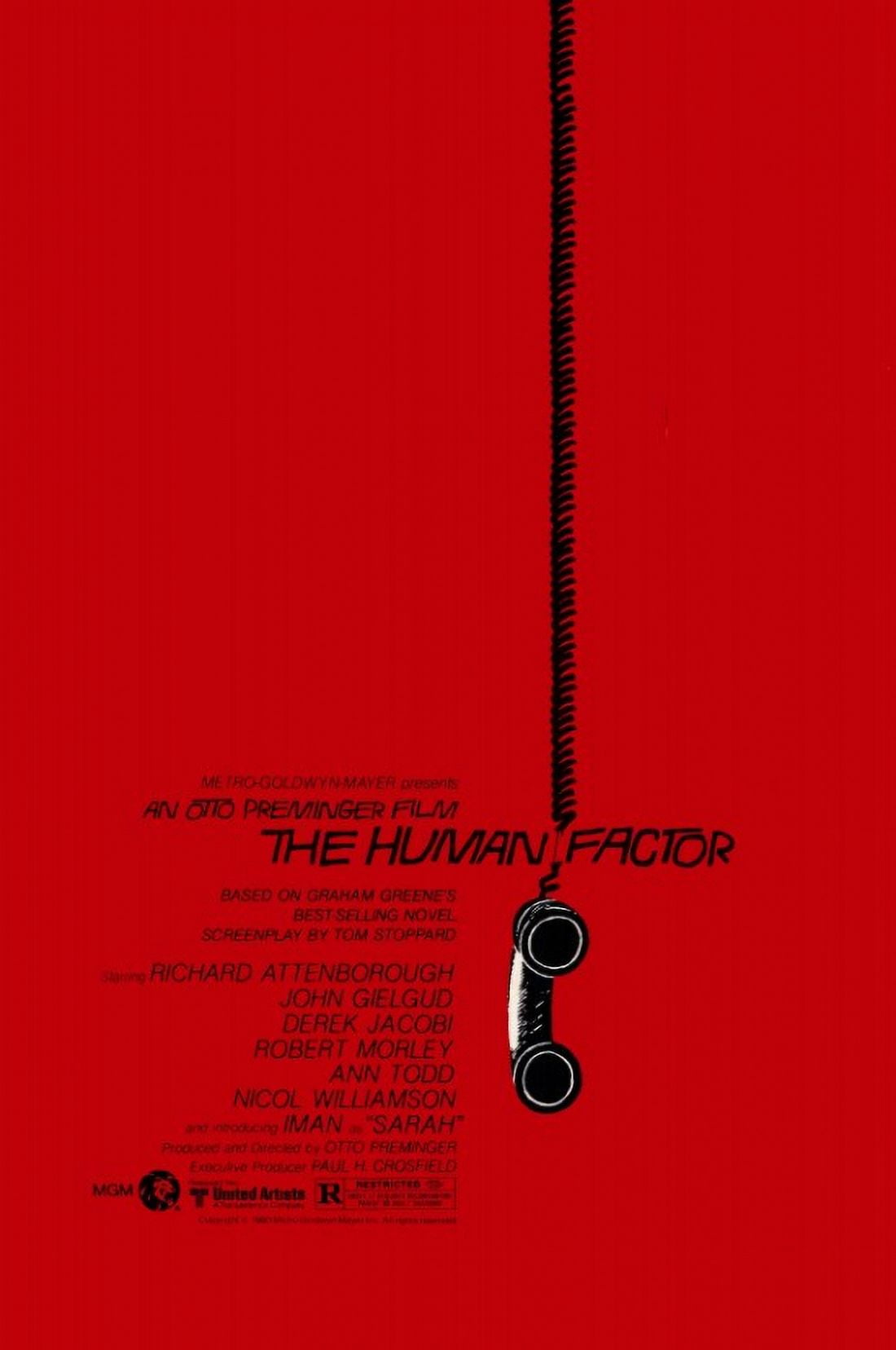 The Human Factor Movie Poster (11 x 17) - Walmart.com
