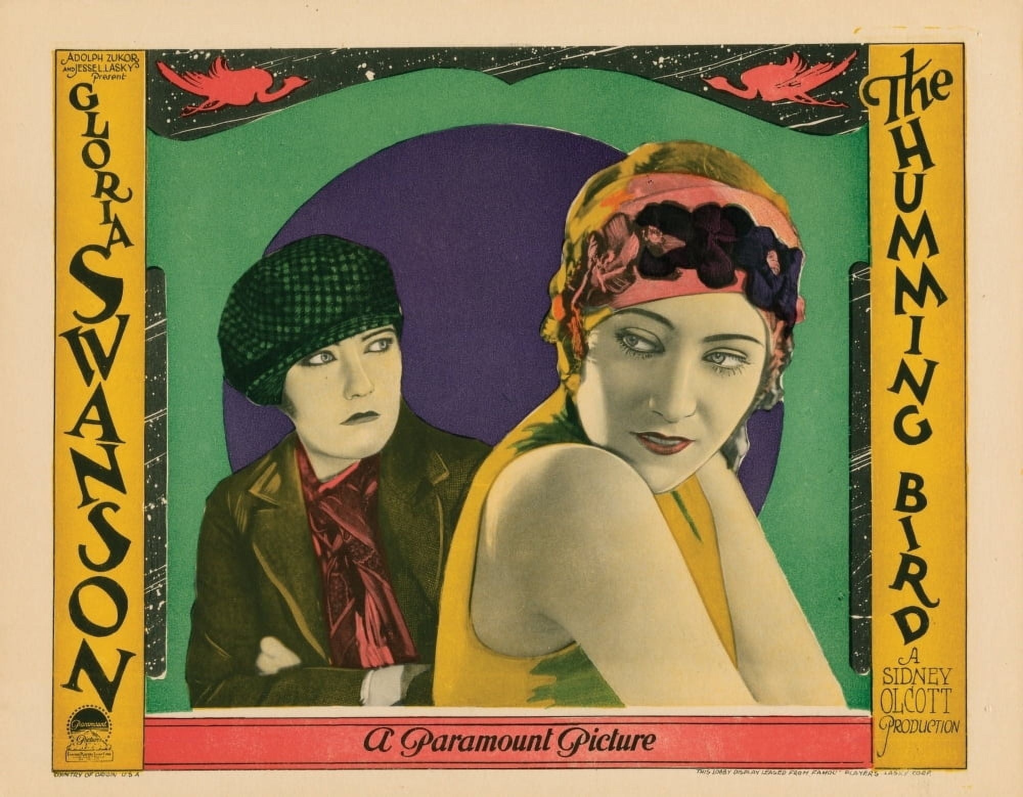 The Humming Bird Lobbycard Gloria Swanson 1924 Movie Poster Masterprint ...