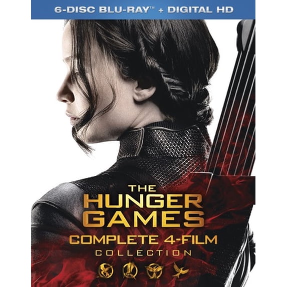 Pre-Owned The Hunger Games: The Complete 4-Film Collection (Blu Ray ...