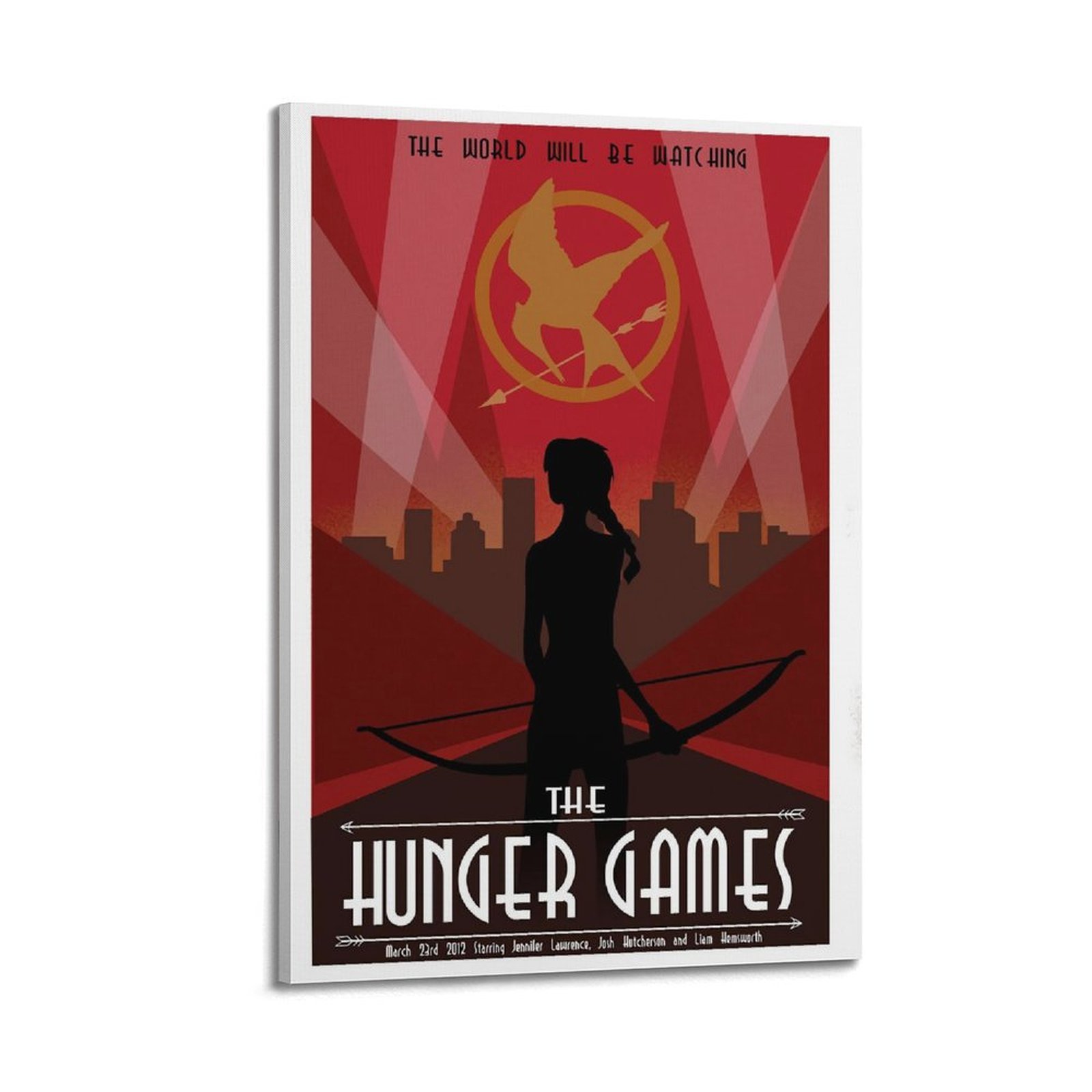 The Hunger Games Painting Vintage Poster Picture Print Wall Art Poster ...