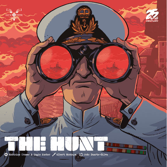 The Hunt , Two Player Only Strategy Board Game , Historic WWII Themed ...
