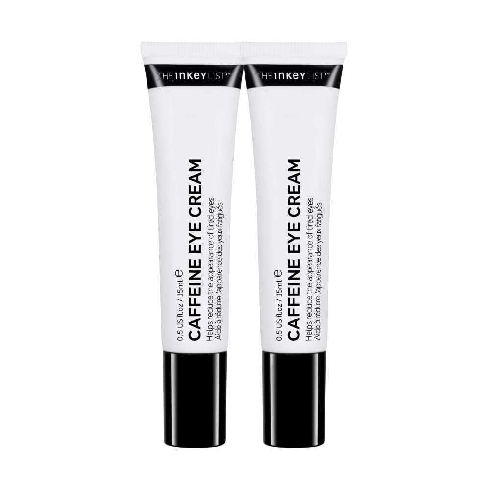 The INKEY List Caffeine Eye HYZ01 Cream Duo, Reduce Eye Puffiness and ...