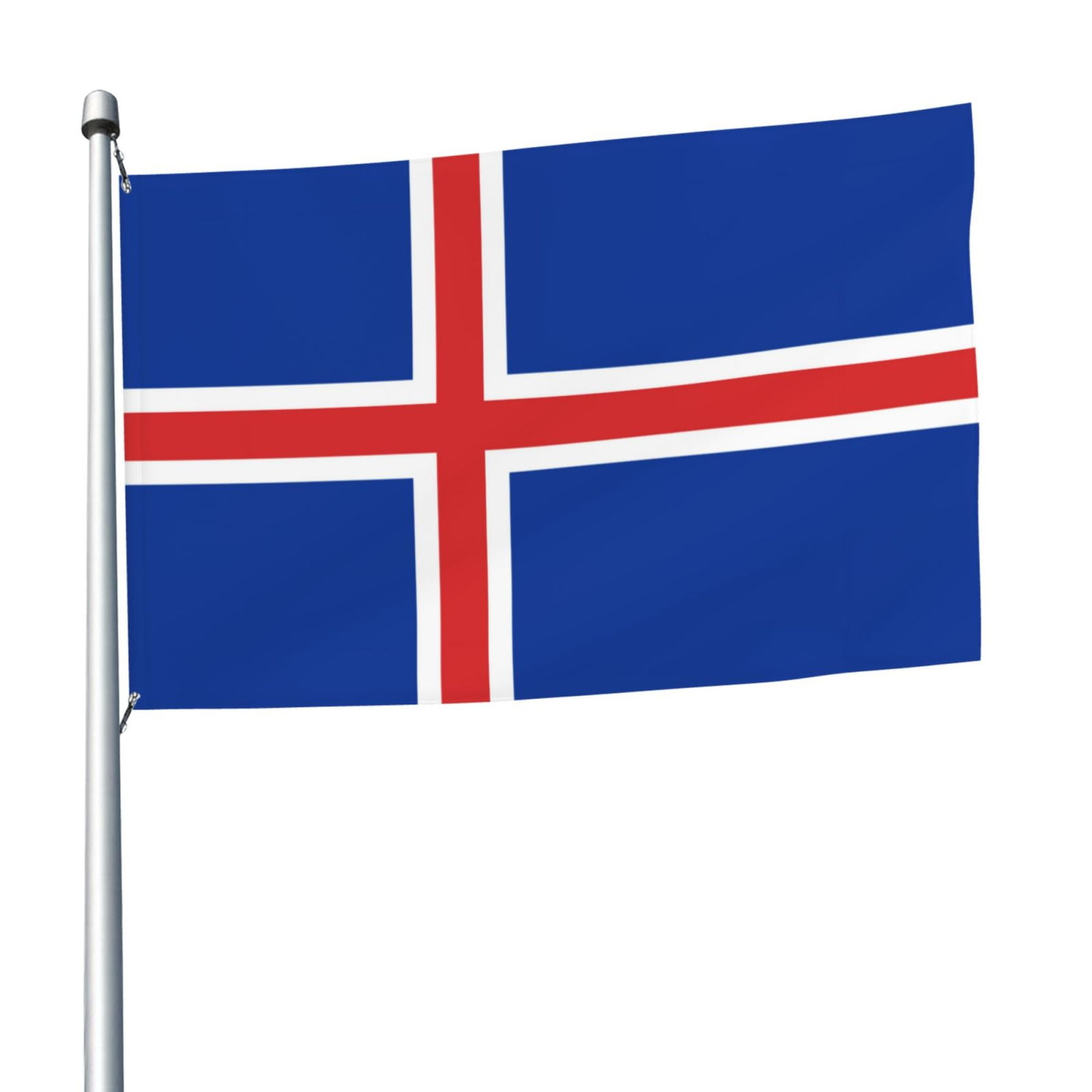 The Icelandic Flag Flag 5x8 Ft Print Vivid Color Outdoors Indoors Light ...