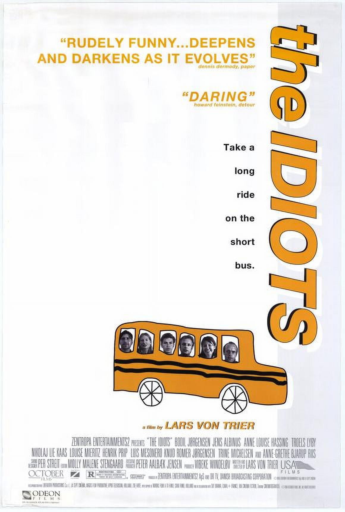 The Idiots - movie POSTER (Style A) (11" x 17") (1998) - Walmart.com