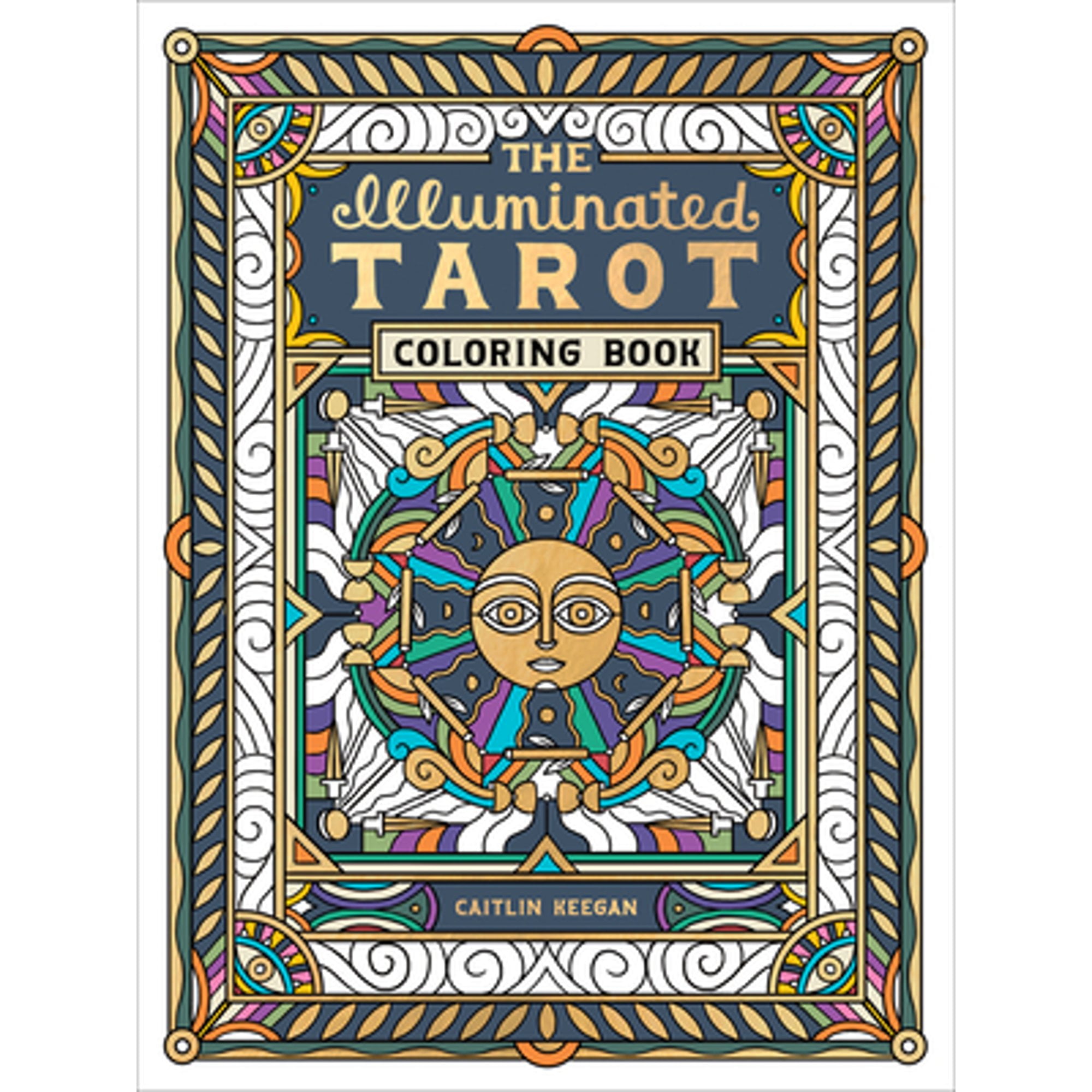 Pre-Owned The Illuminated Tarot Coloring Book: Tarot Card Art Coloring ...