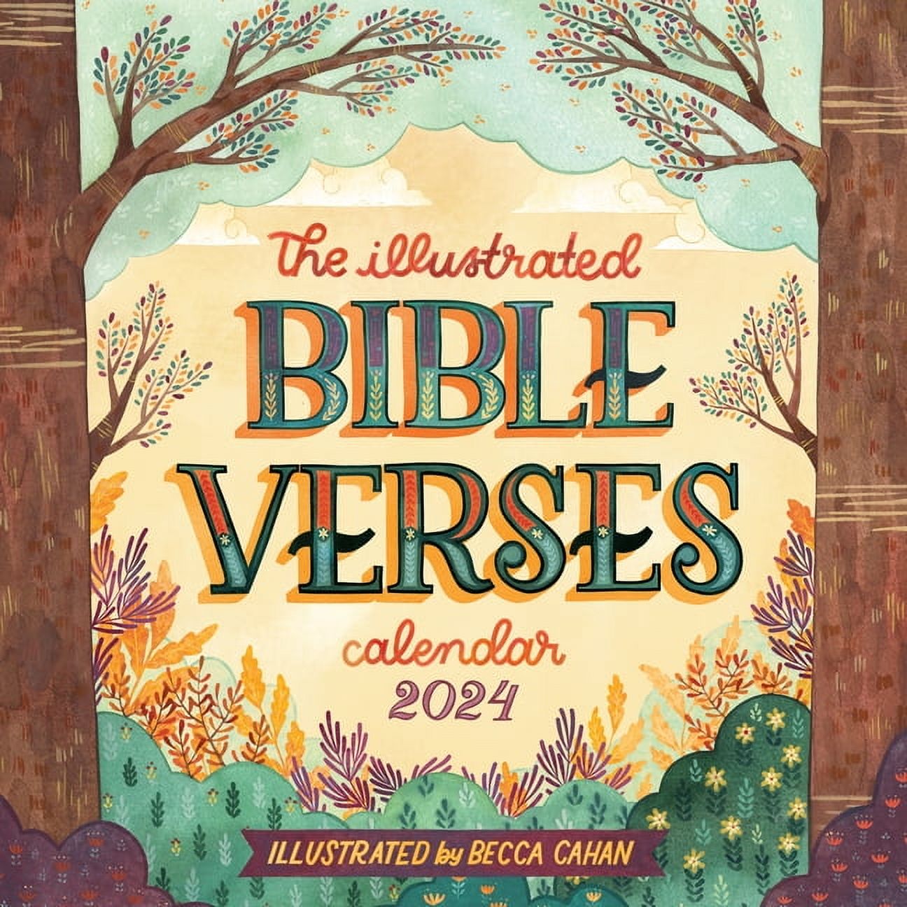 The Illustrated Bible Verses Wall Calendar 2024 : Timeless Wise Words ...