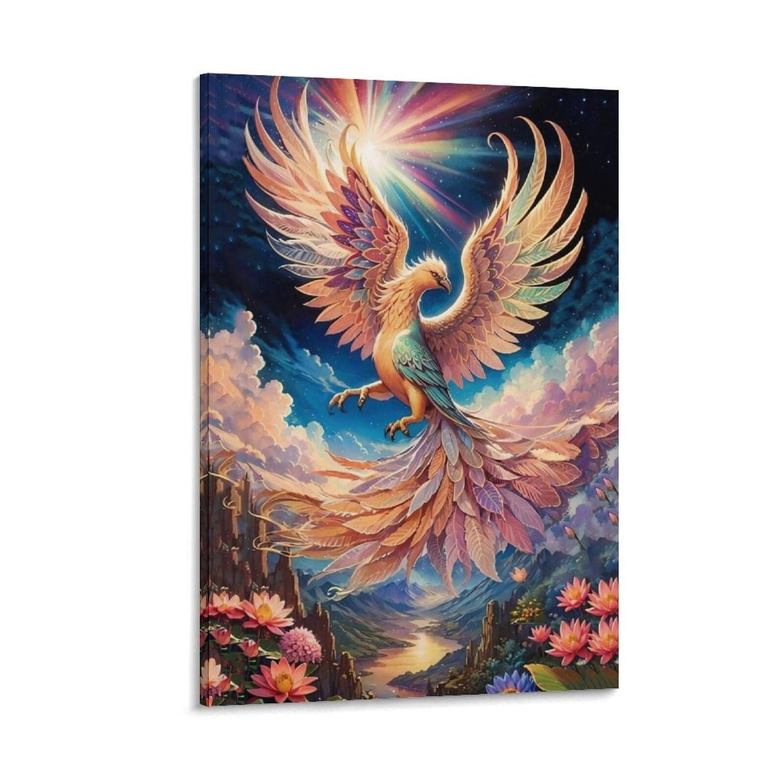 The Immortal Phoenix Bird An Interesting Waterproof Cloth Poster (30 ...