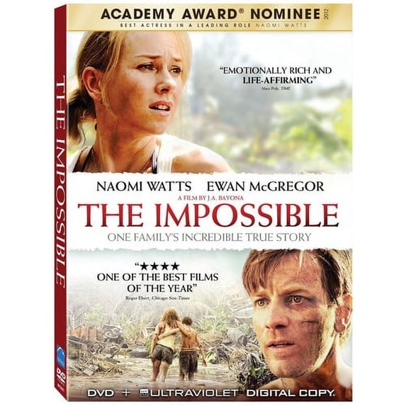 The Impossible (DVD + Digital Copy) - Walmart.com
